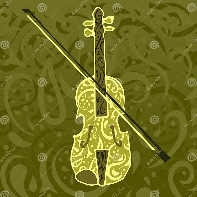 Country Music Pattern - Fiddle Stock Vector - Illustration of musician ...