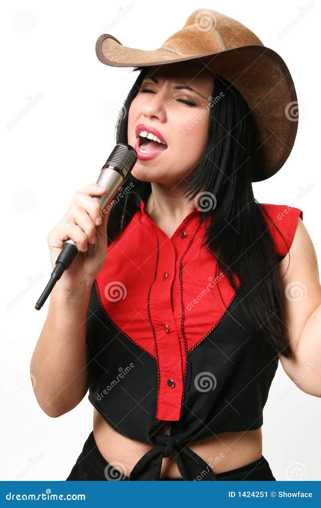 Country Music Singer stock image. Image of music, girl - 1424251