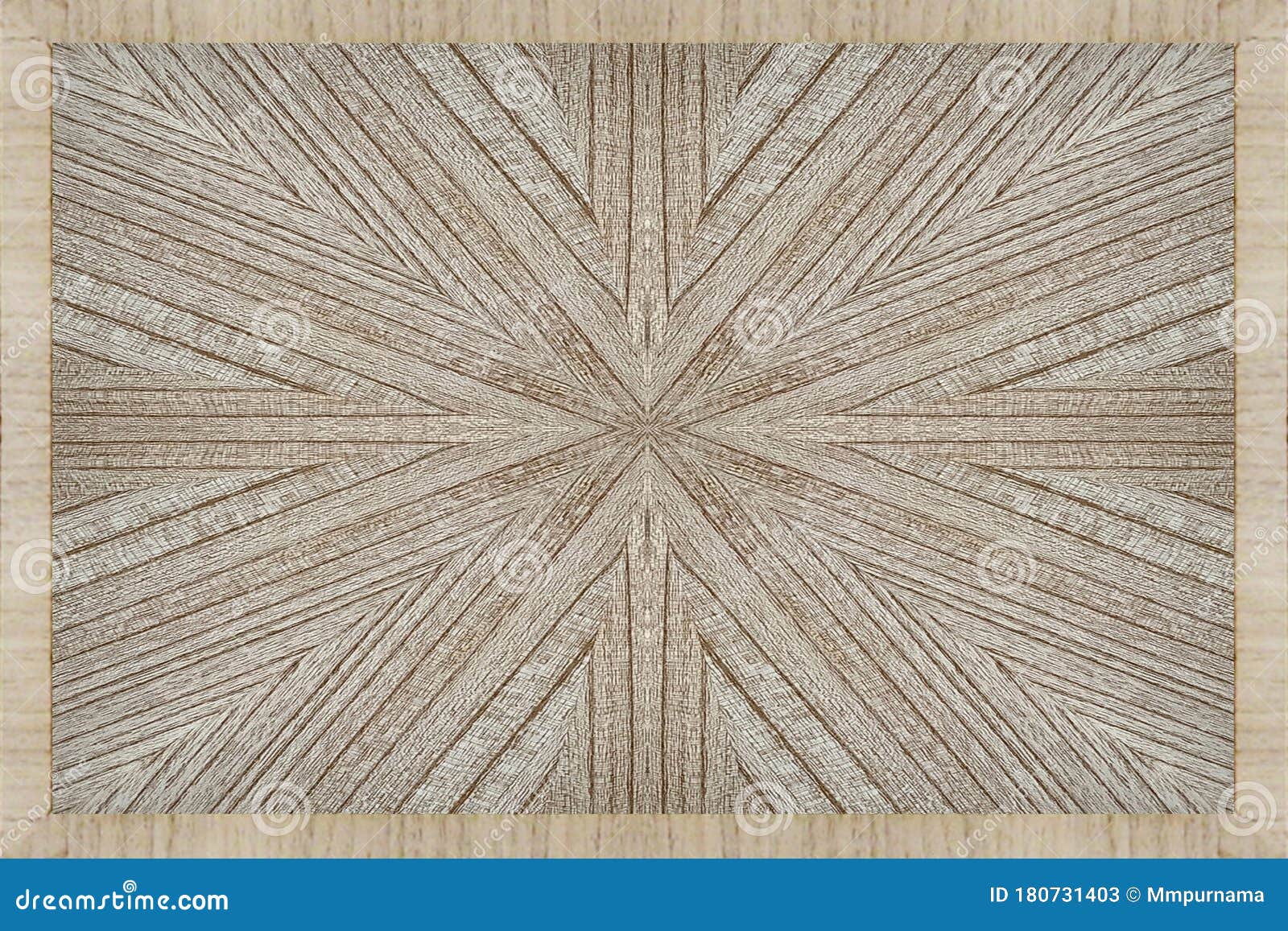 Natural Light Brown Mende Wooden Table, Centered Grain Pattern With ...