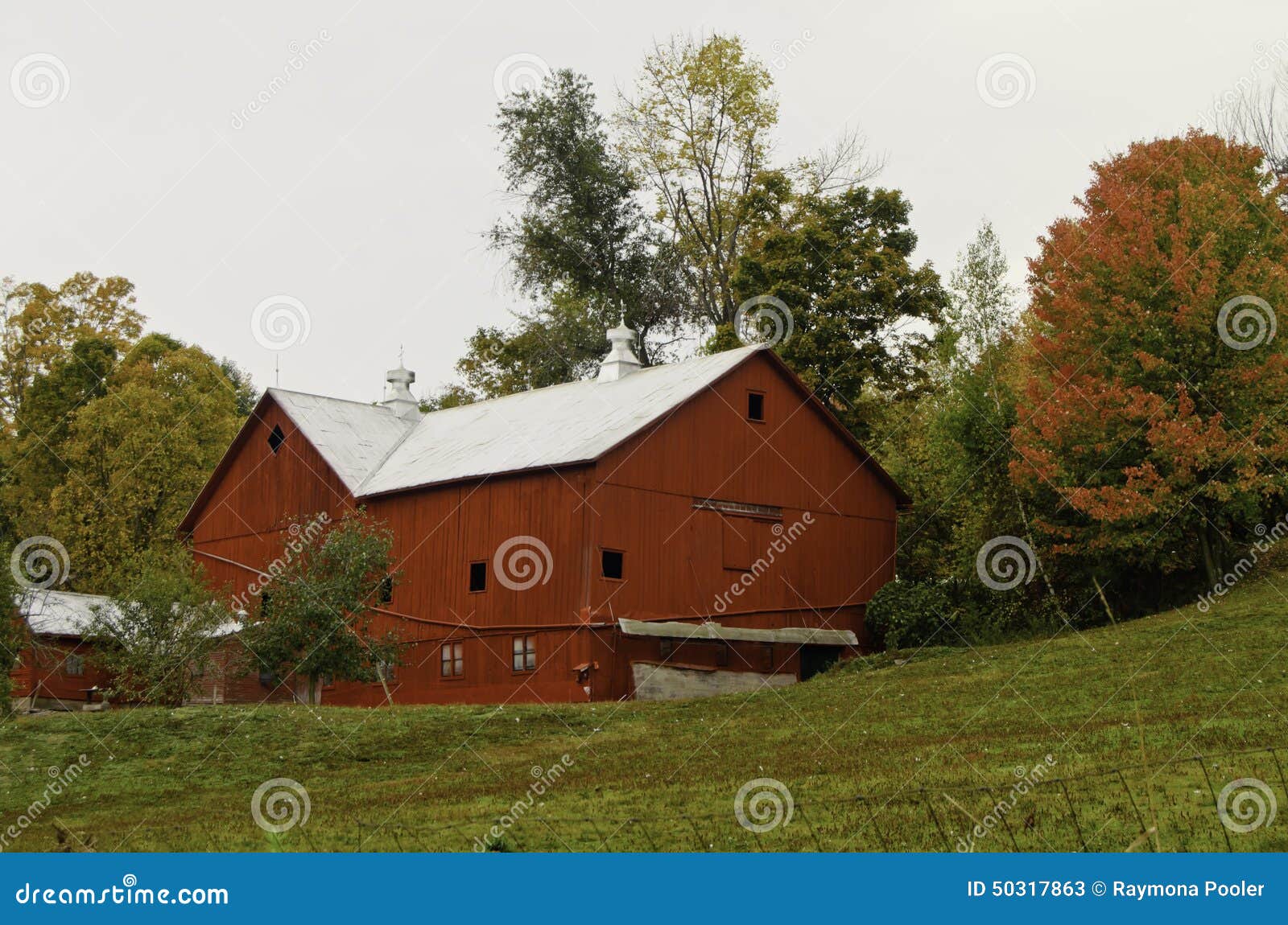 Country red barn stock image. Image of rural, farmhouse - 50317863