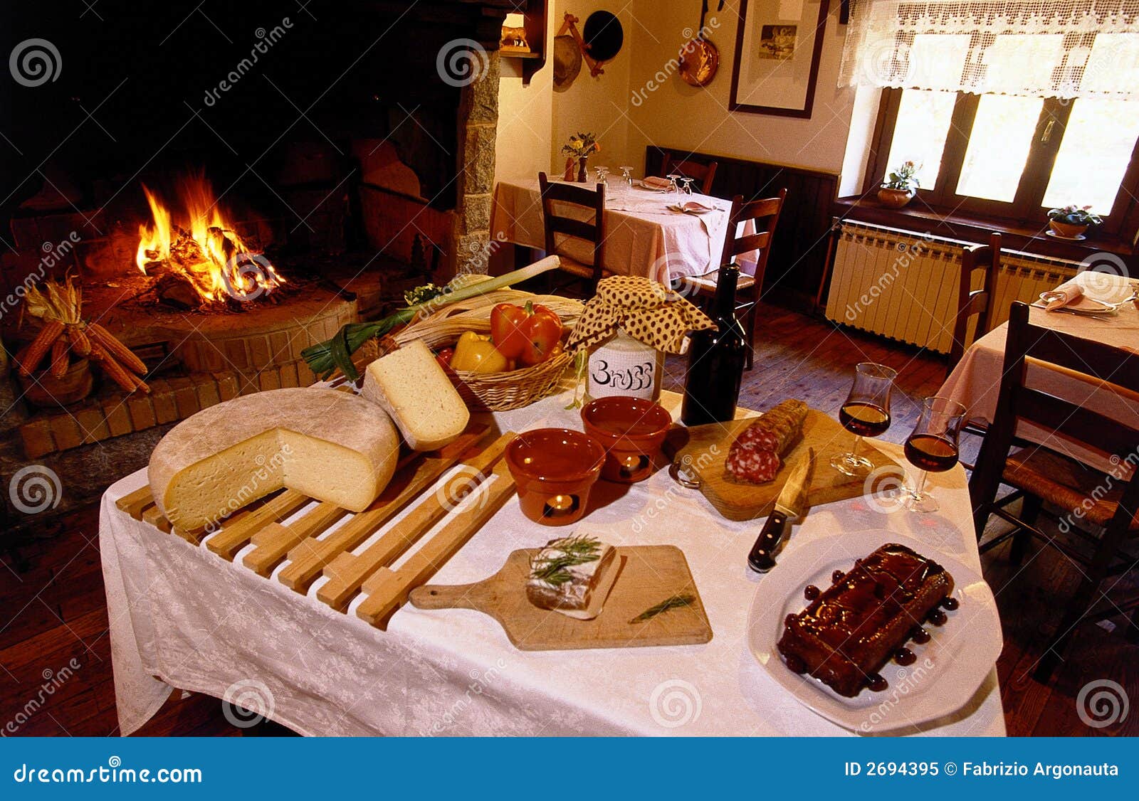 Country restaurant lounge stock image. Image of panorama - 2694395
