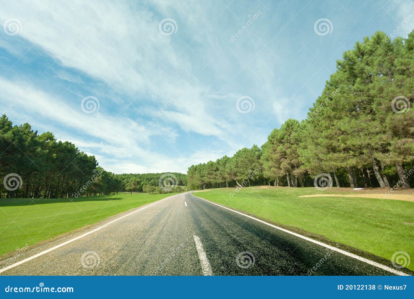 Country Road stock photo. Image of freeway, destination - 20122138