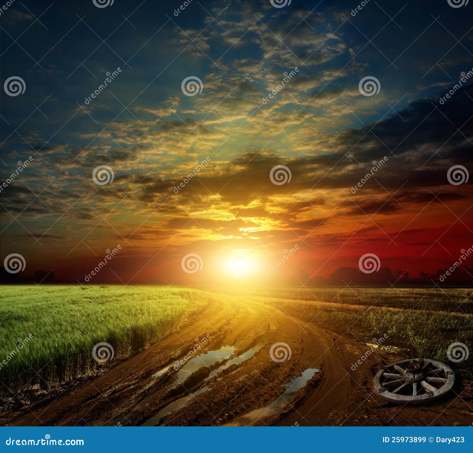 Country road stock image. Image of color, multi, footpath - 25973899