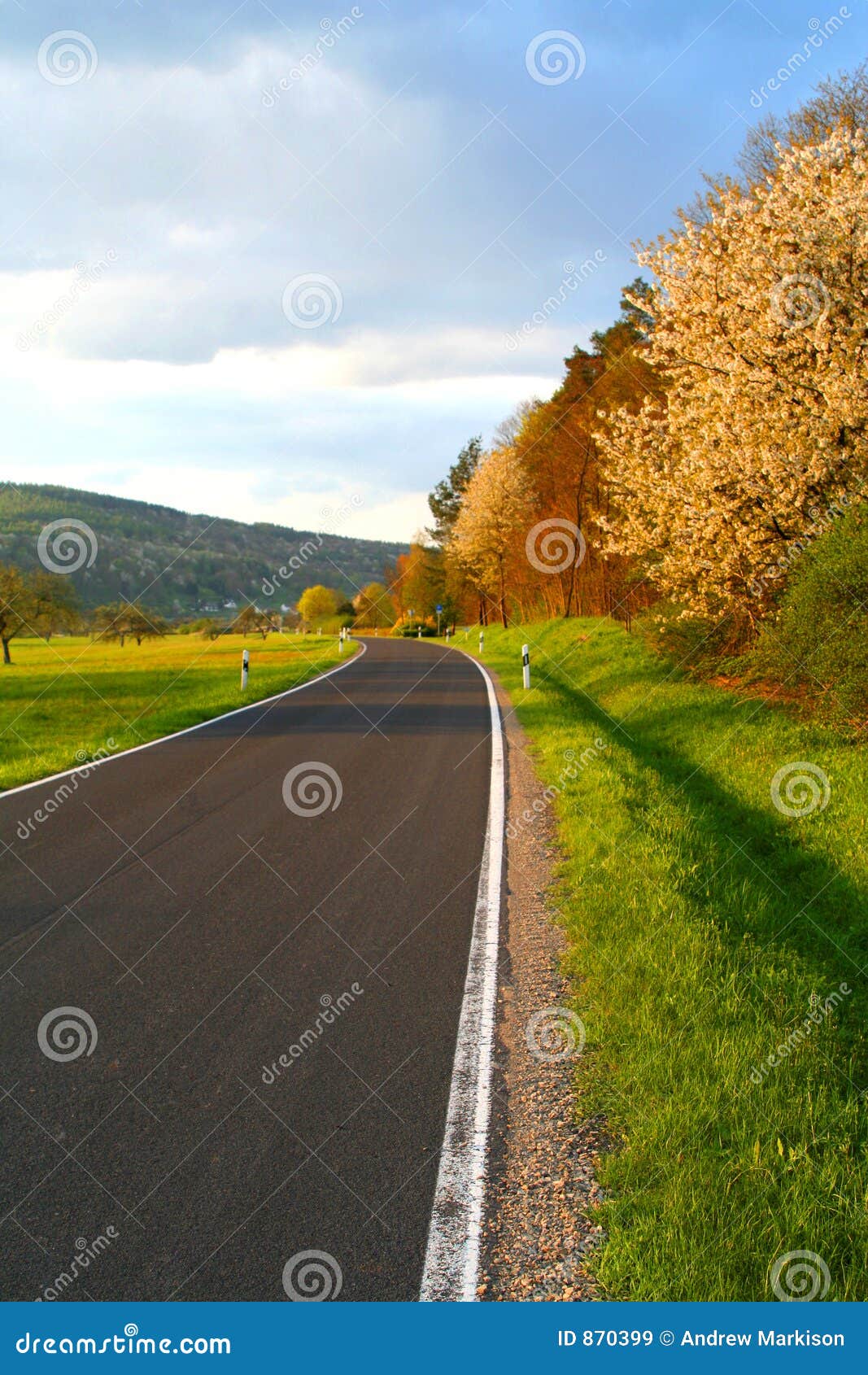 Country road stock image. Image of country, light, small - 870399