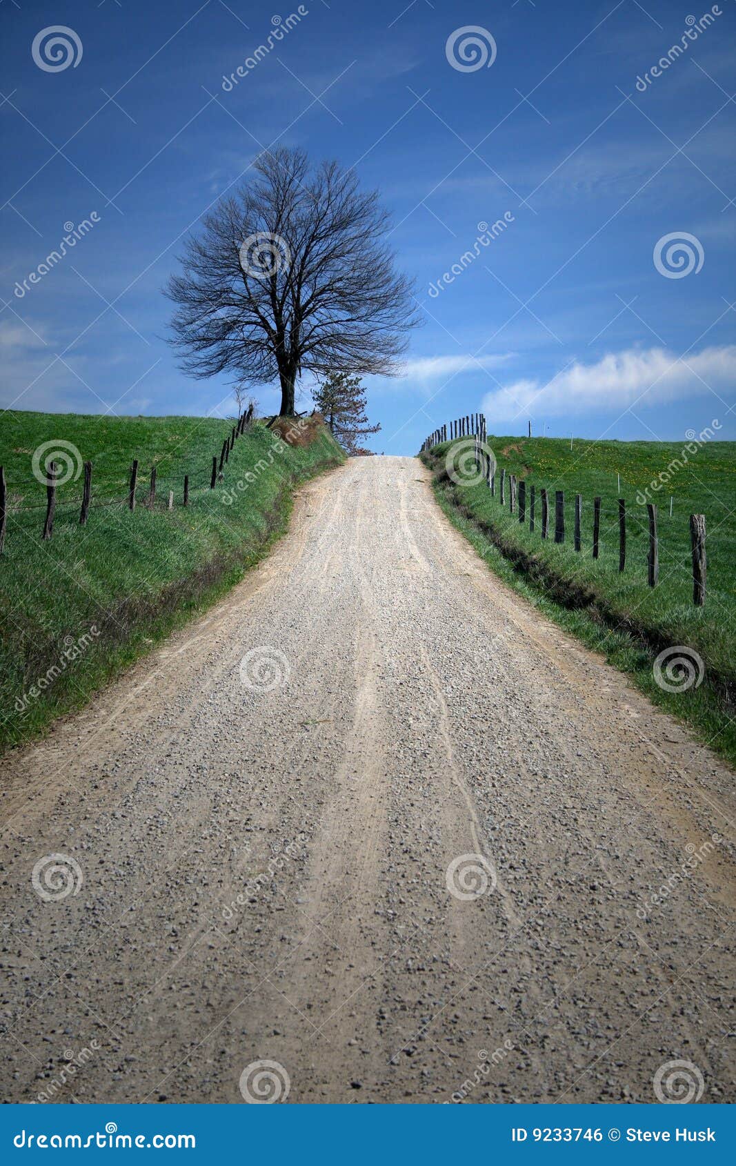 COUNTRY ROAD stock photo. Image of country, clouds, hills - 9233746