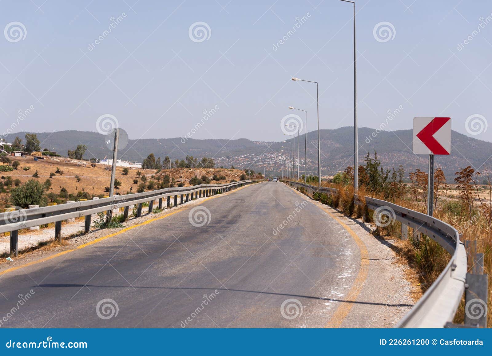 Country Road without Vehicles on Daylight Stock Photo - Image of fast ...