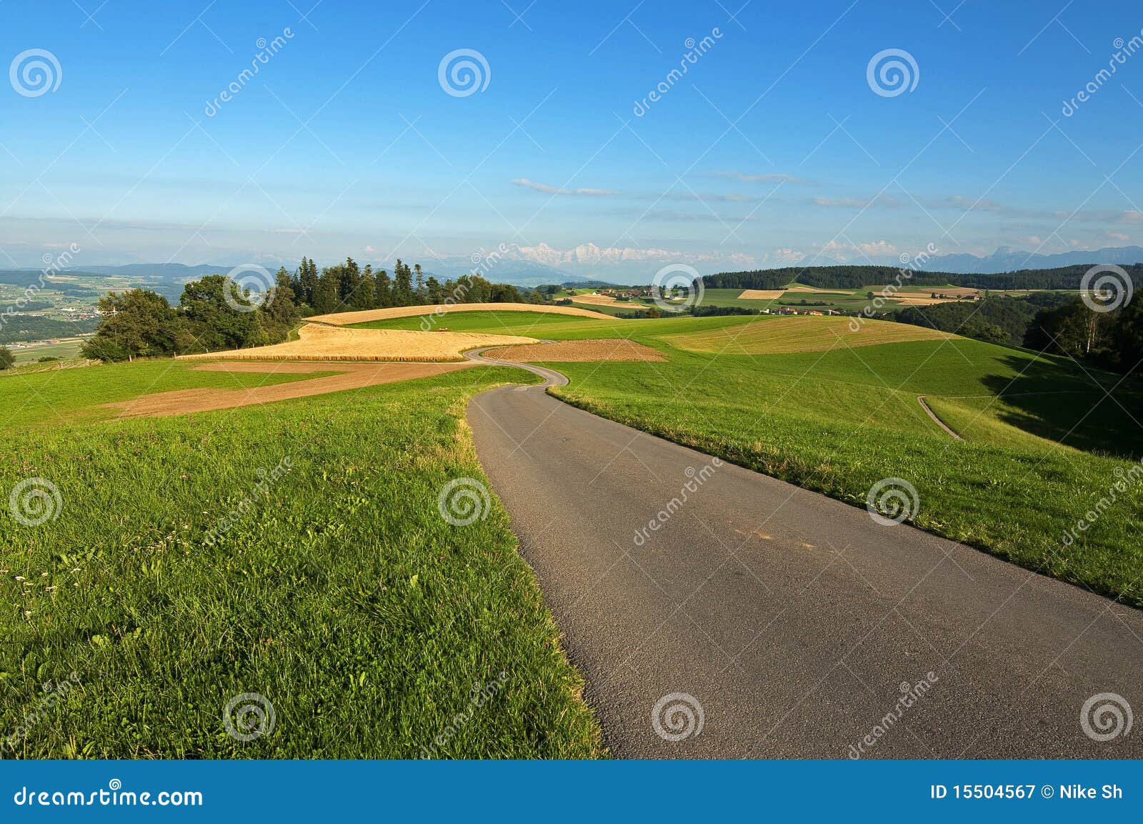 Country roads stock image. Image of roads, composition - 15504567