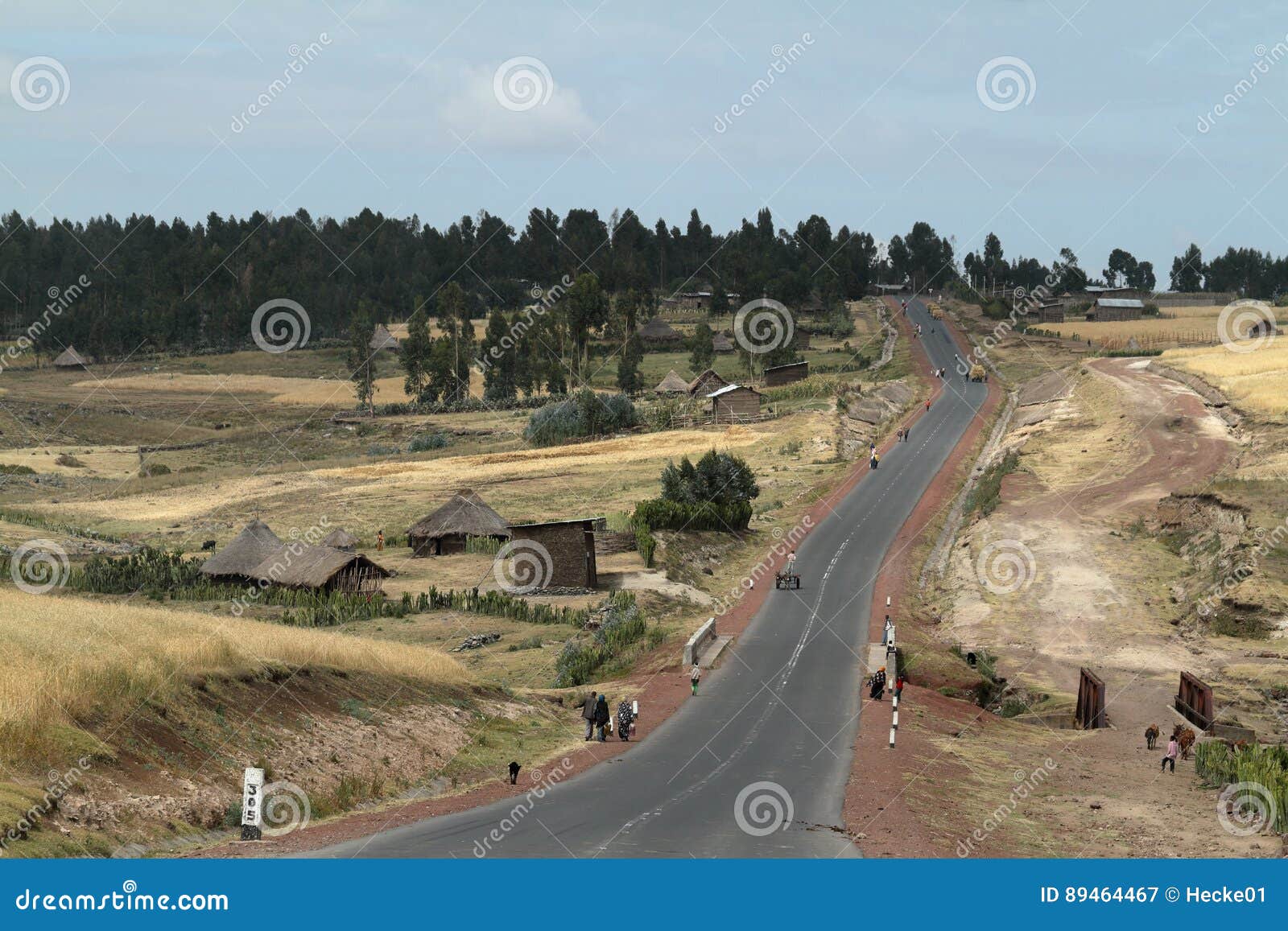 Country roads in Ethiopia stock image. Image of country - 89464467