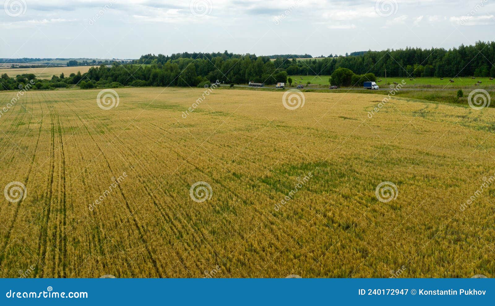 Farm Fields in the Countryside Stock Image - Image of aerial, country ...
