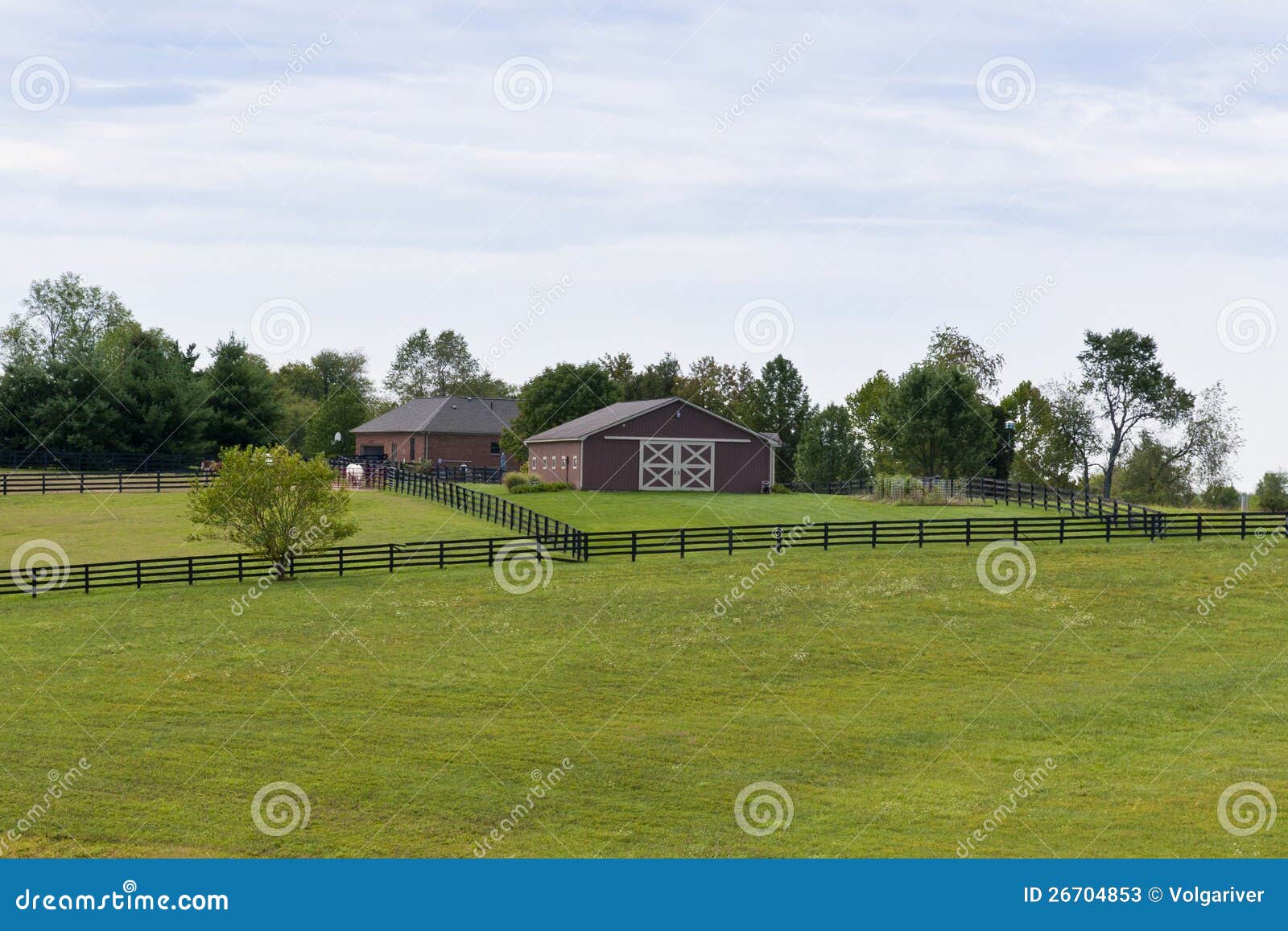 Country Scenery stock image. Image of barn, farm, fence - 26704853