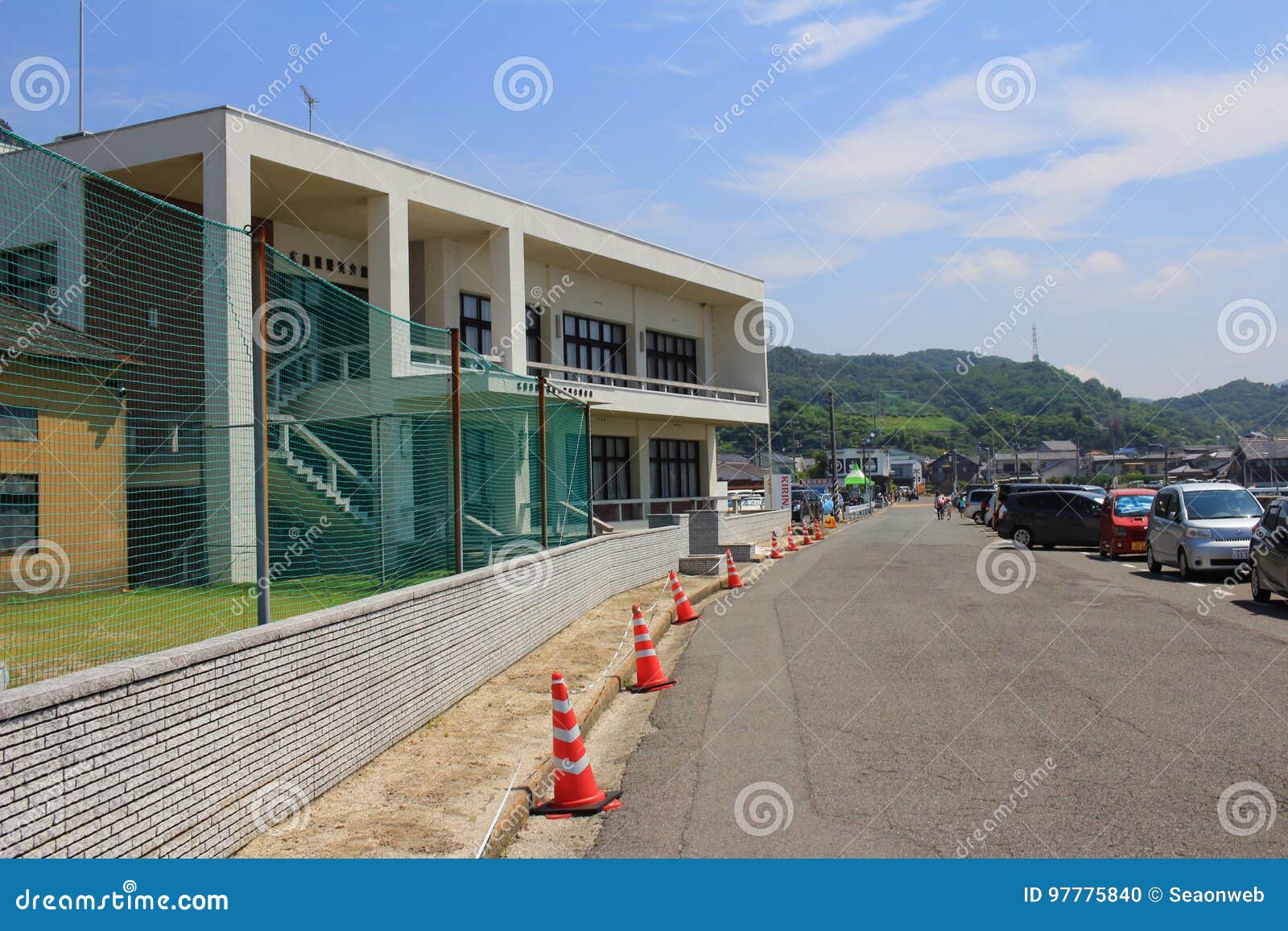 Country Side at Tadano Umi Japan Editorial Image - Image of roofs ...