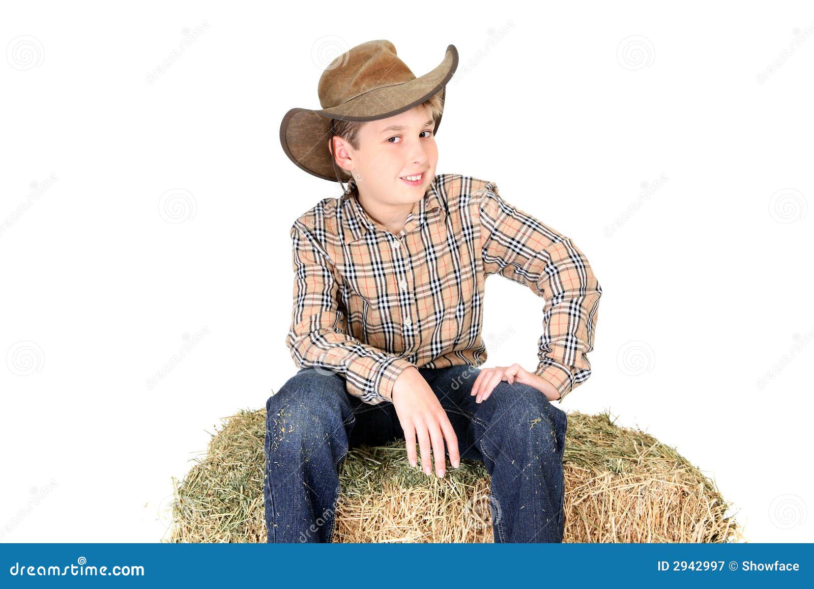 Country smiles stock image. Image of manners, bale, relaxed - 2942997