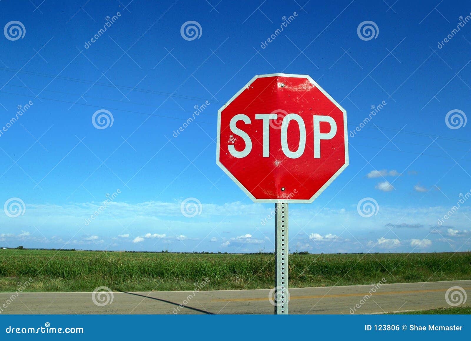 Red Stop Sign Isolated On White Background. Traffic Regulatory Warning ...
