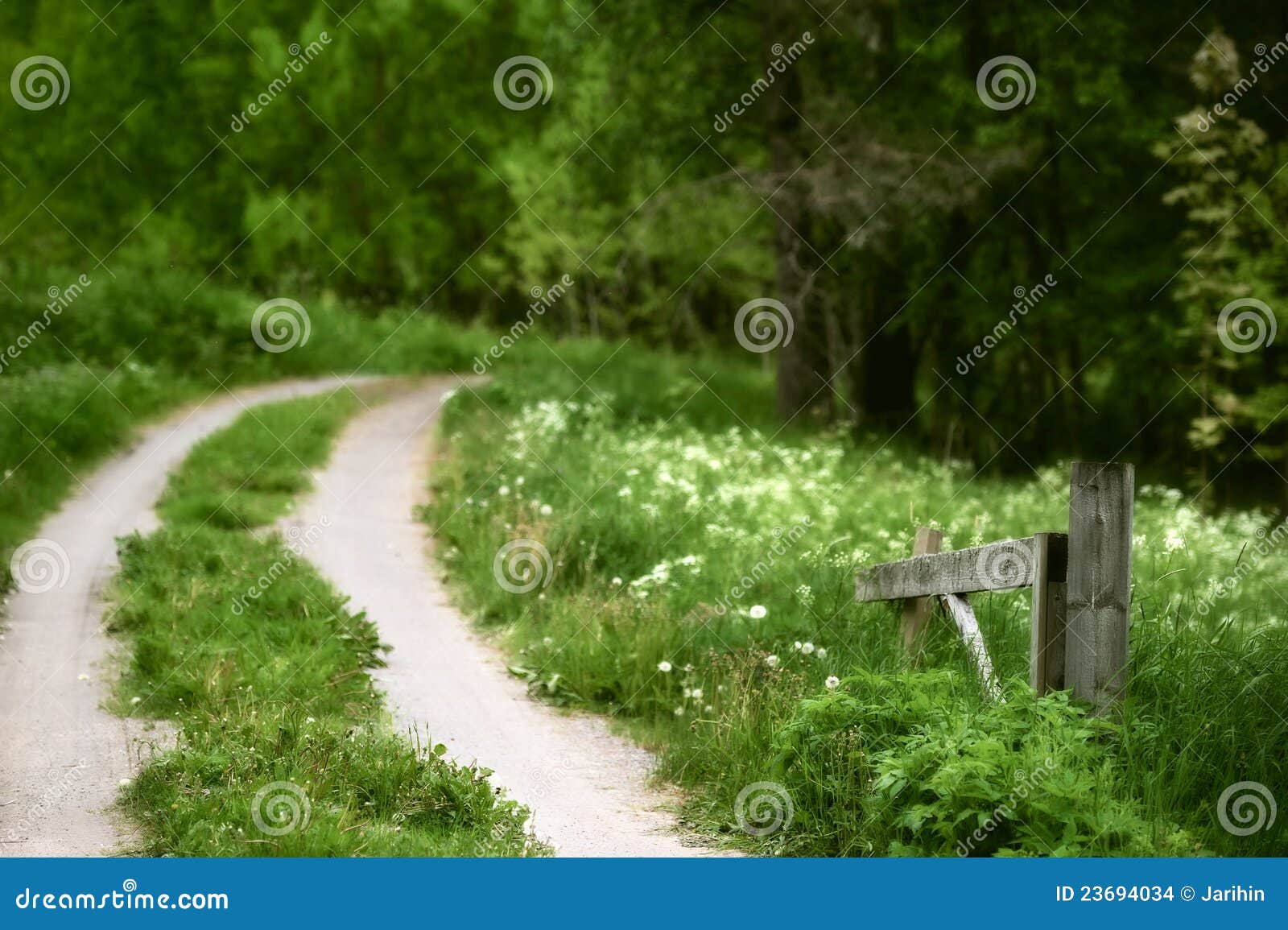 Country street stock photo. Image of wooden, private - 23694034