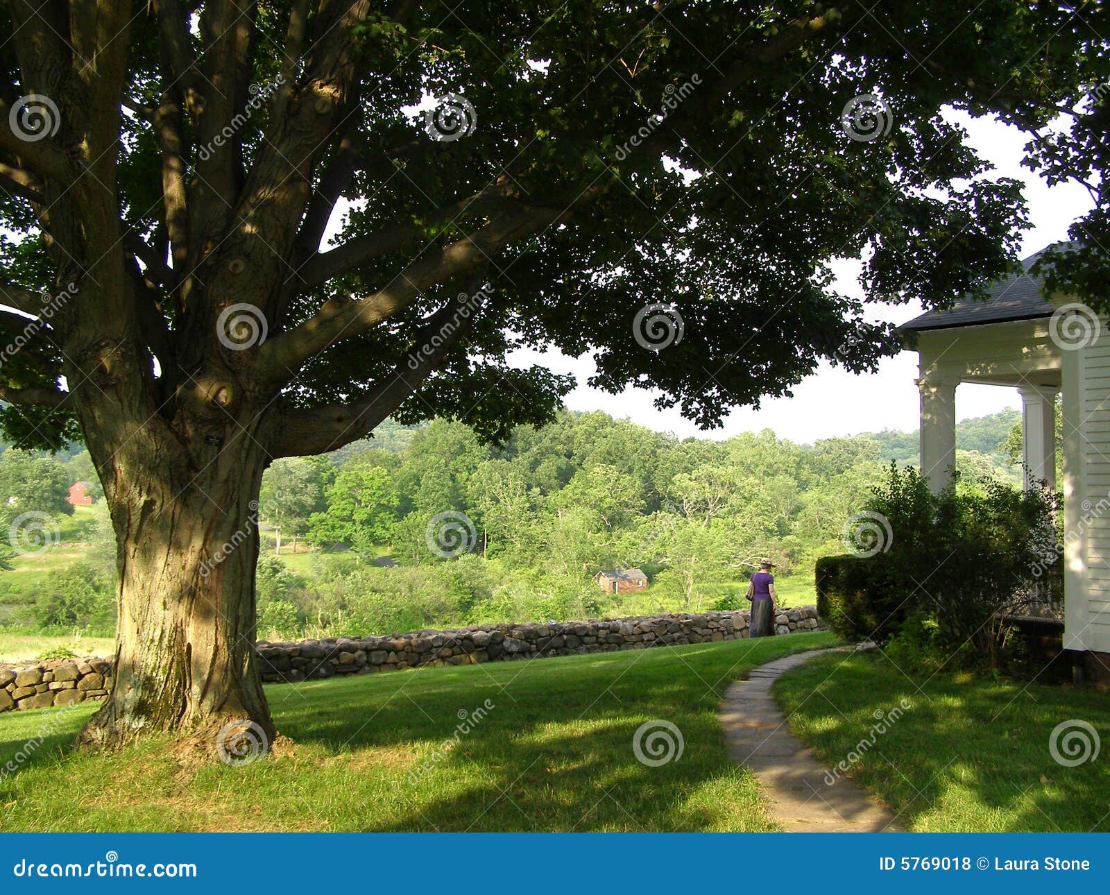 Country Stroll stock photo. Image of green, outdoors, connecticut - 5769018