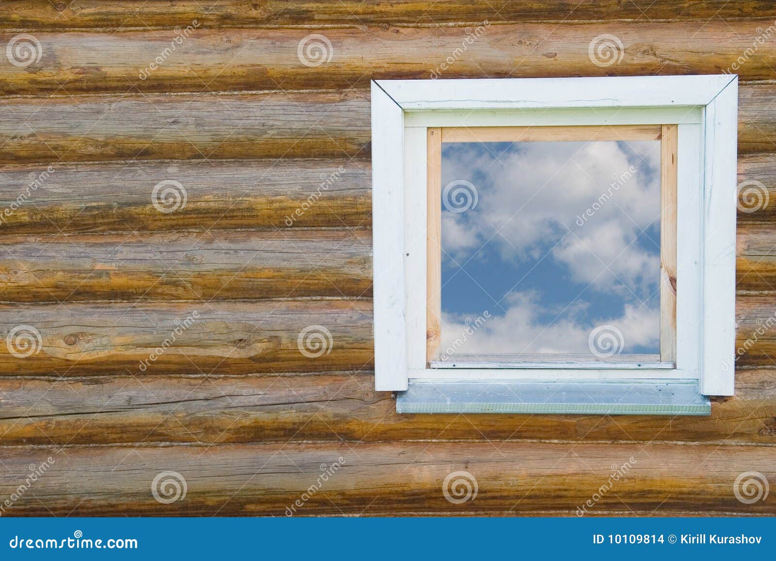 Country-style Window in a House Stock Photo - Image of exterior, wood ...