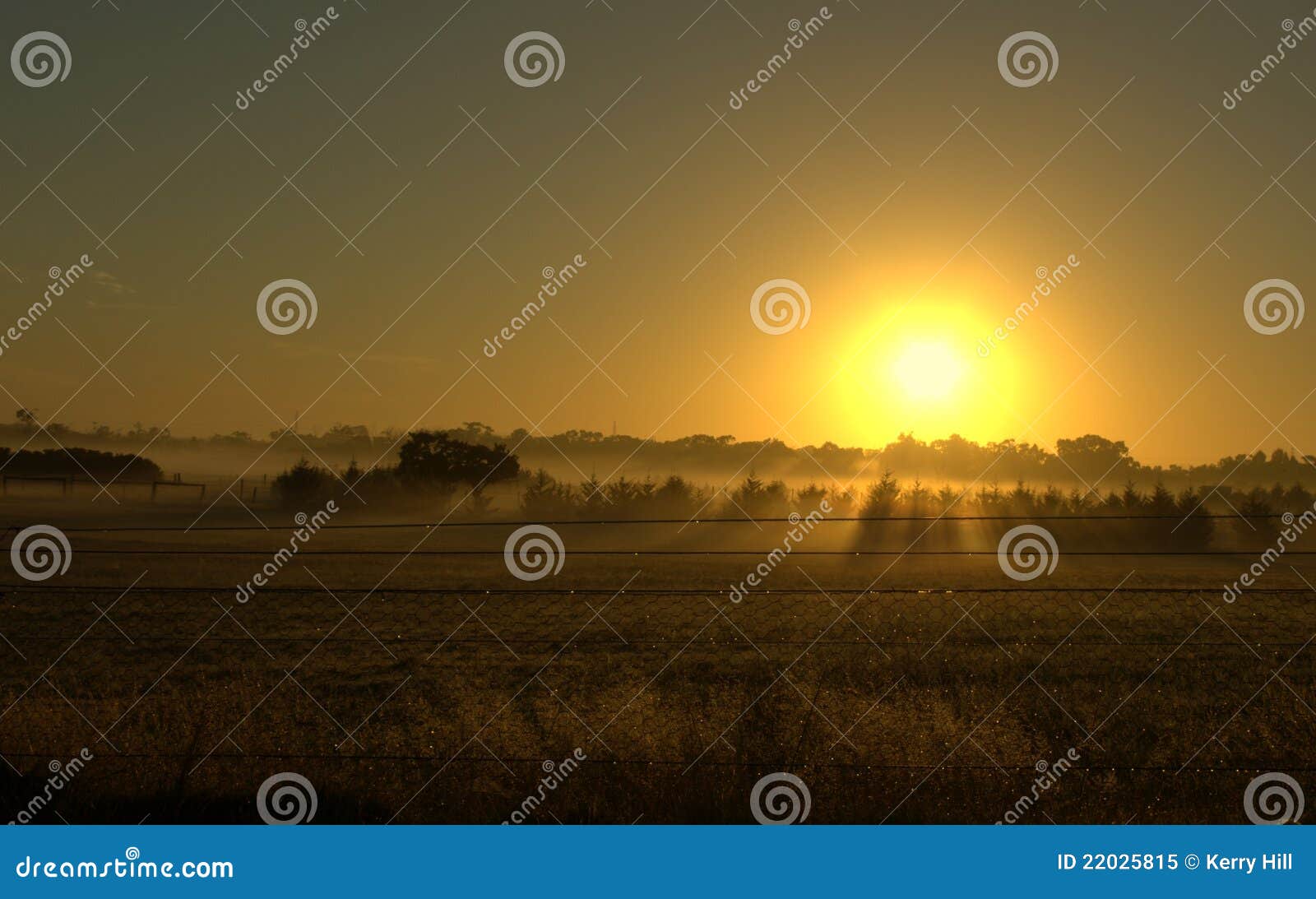 Country sunrise stock image. Image of fresh, land, illumination - 22025815