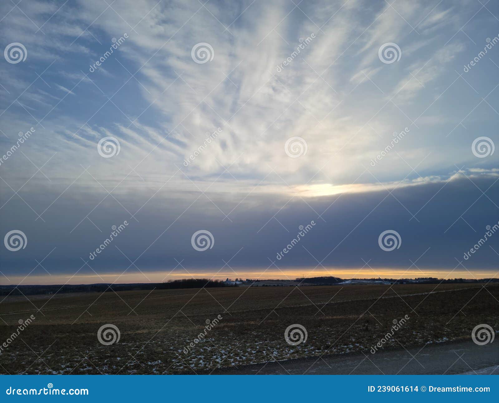 Country Sunset in Wisconsin Stock Photo - Image of country, nature ...