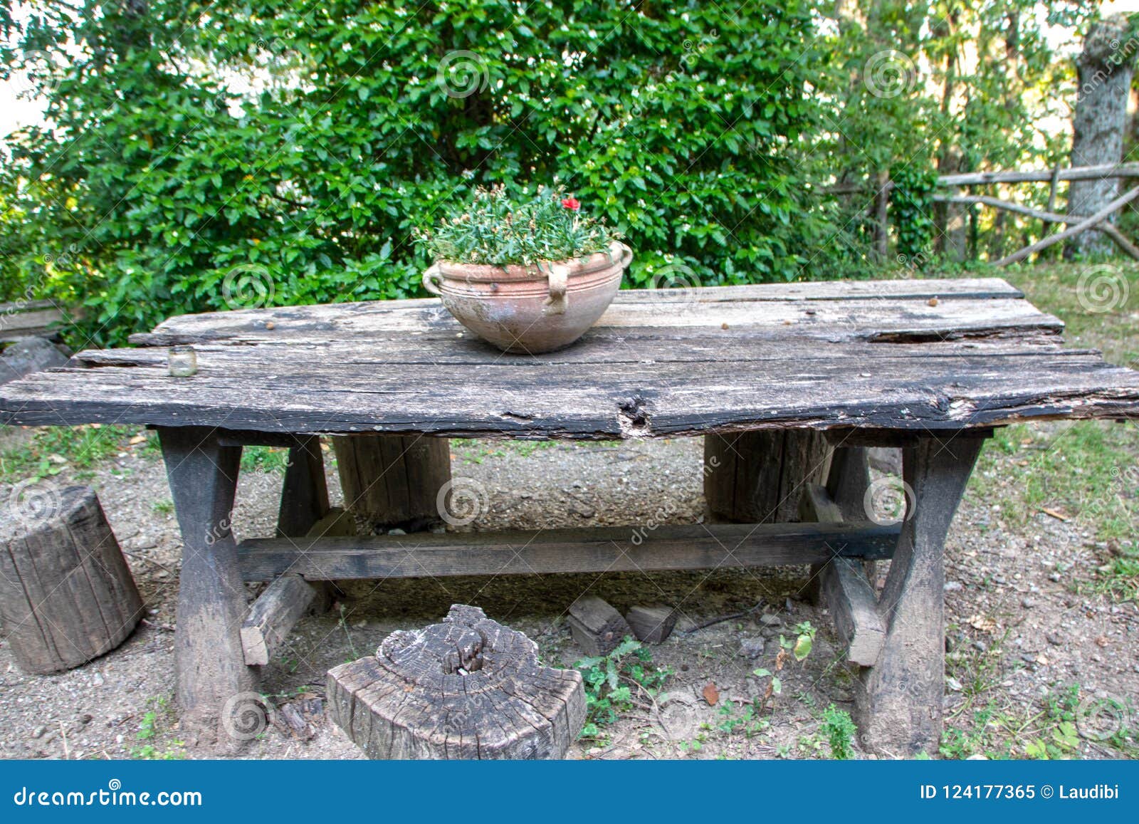 Country table stock image. Image of desk, boards, home - 124177365