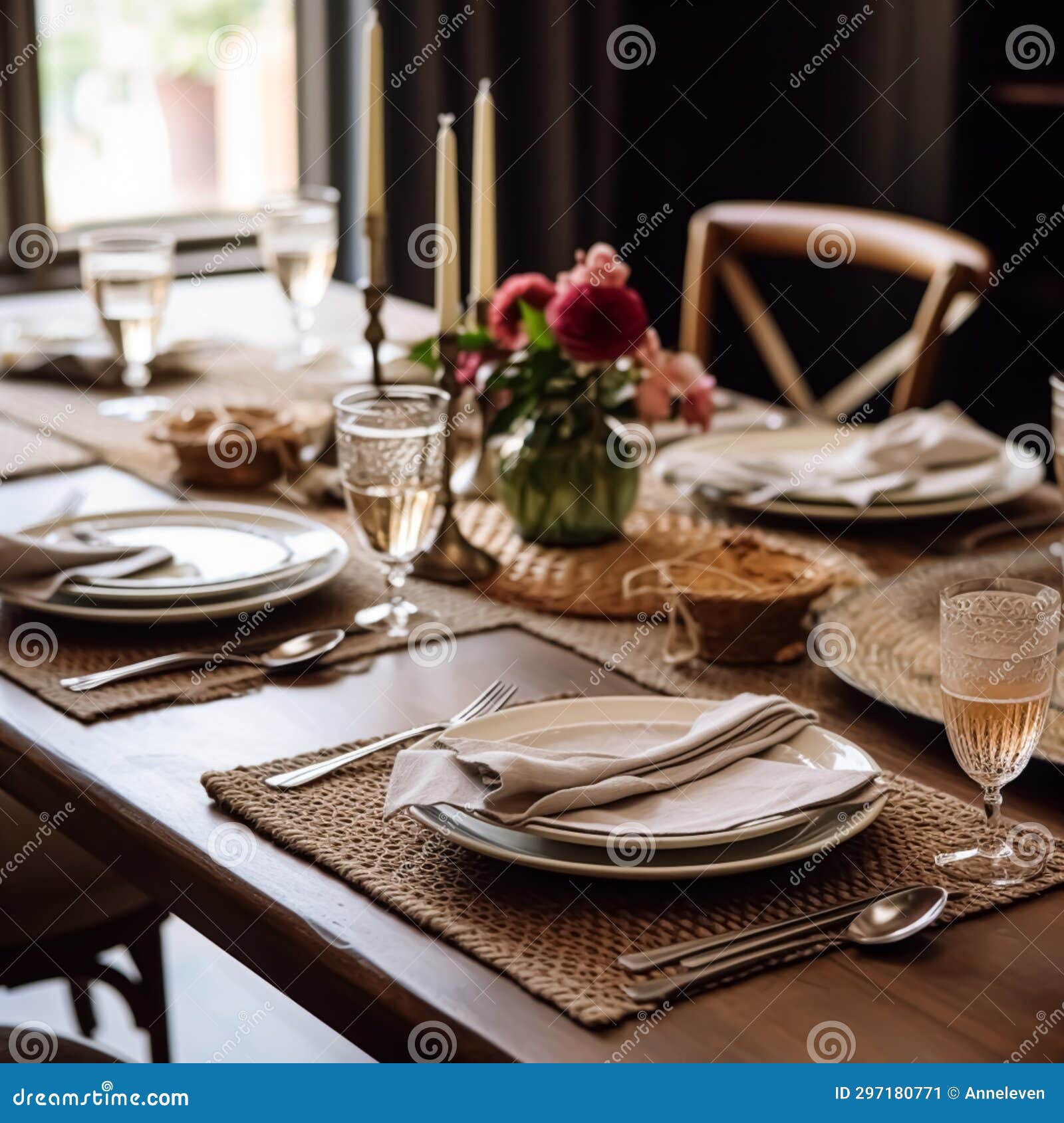 Country Tablescape, Formal Dinner Table Setting, Table Scape with ...