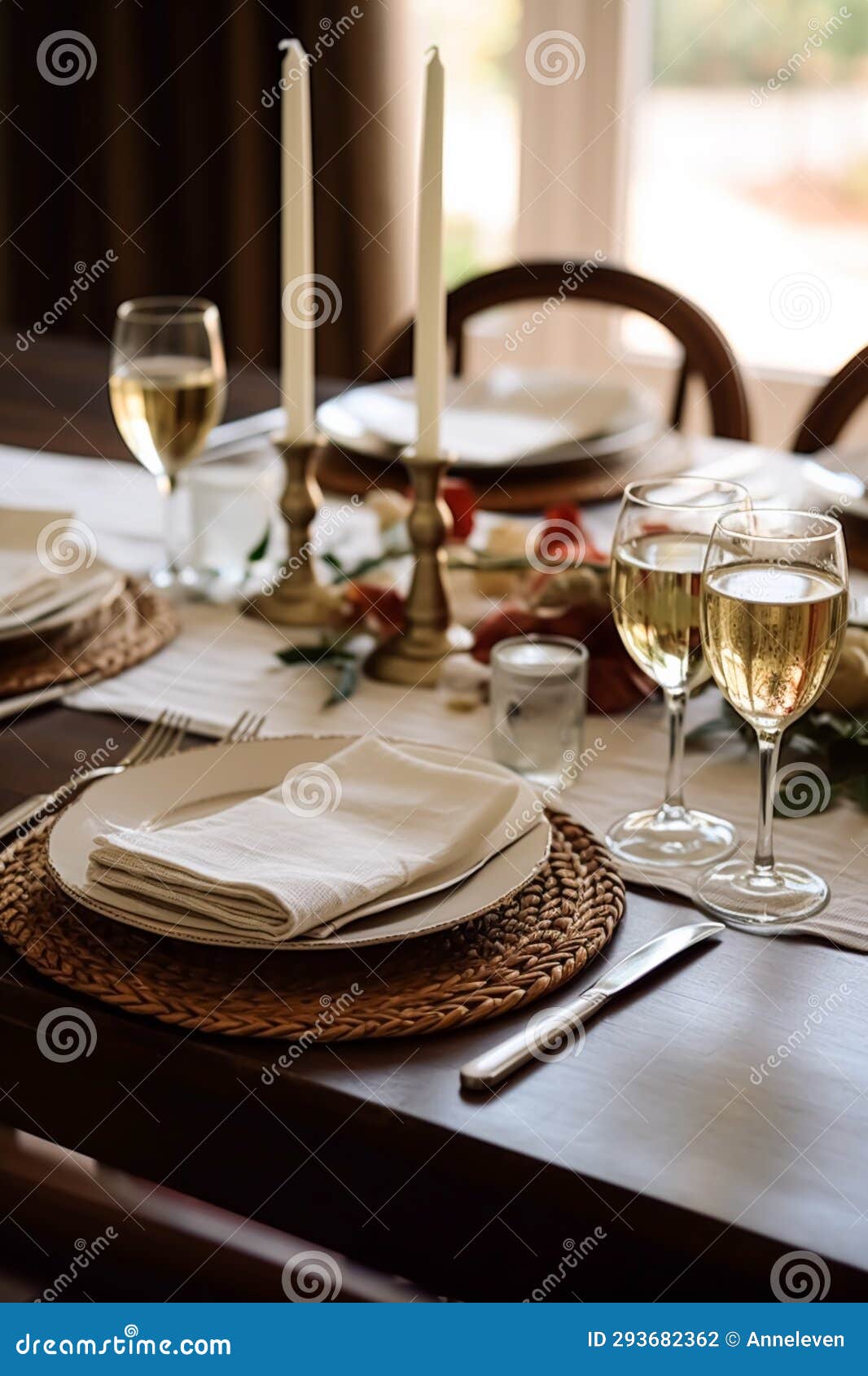 Country Tablescape, Formal Dinner Table Setting, Table Scape with ...