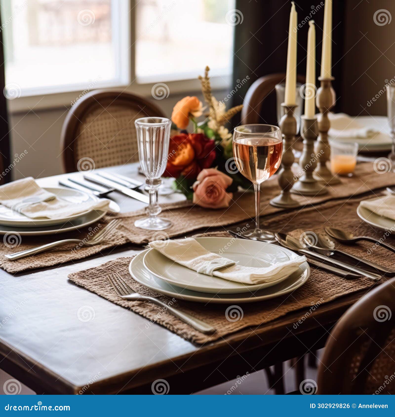 Country Tablescape, Formal Dinner Table Setting, Table Scape with ...