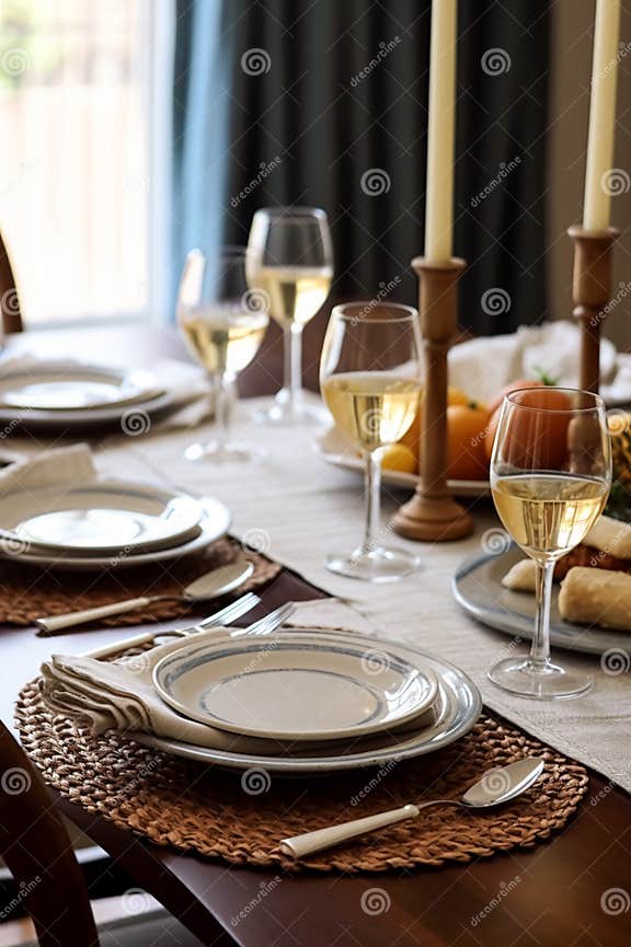 Country Tablescape, Formal Dinner Table Setting, Table Scape with ...