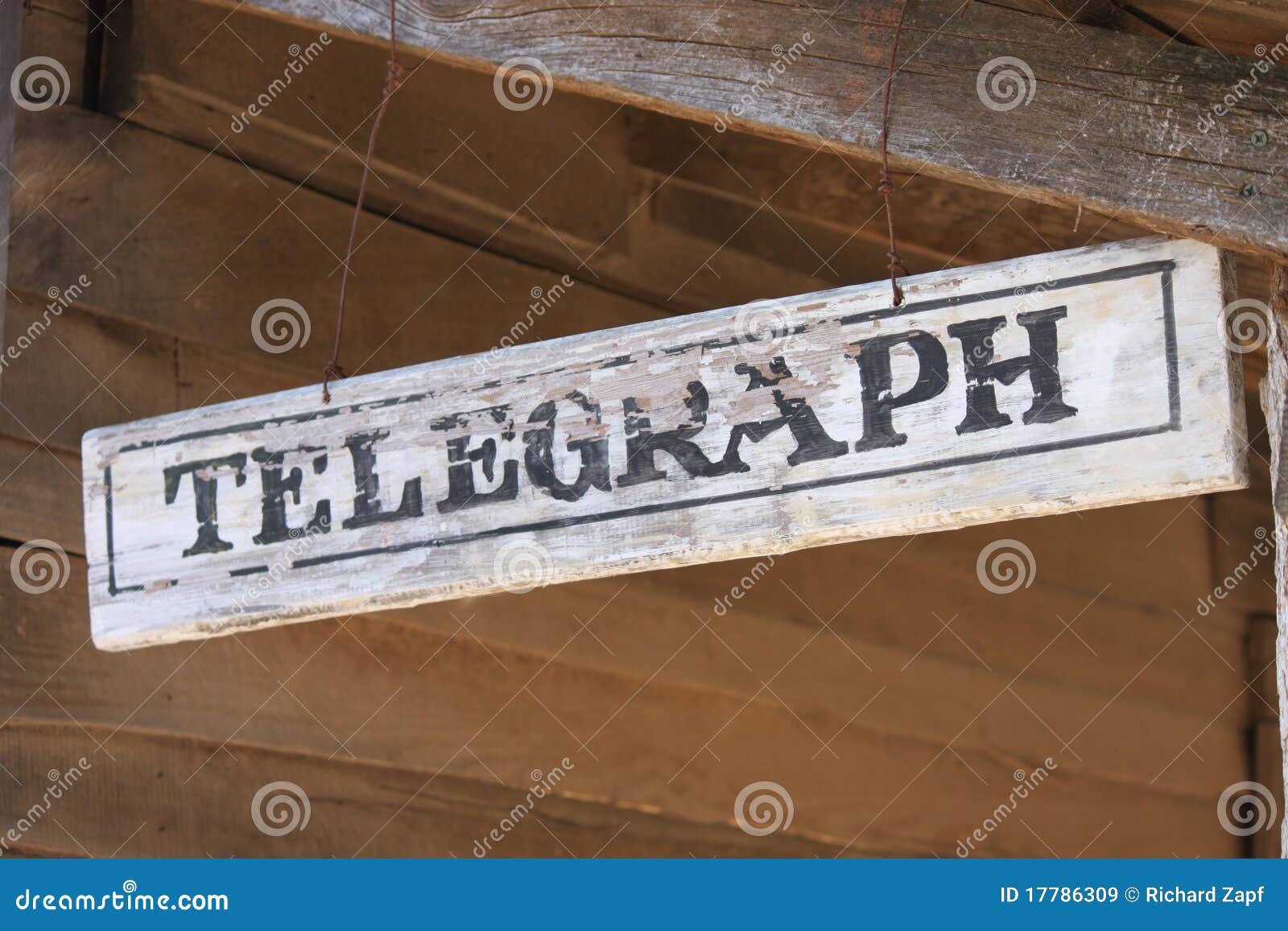 Country telegraph sign stock image. Image of western - 17786309