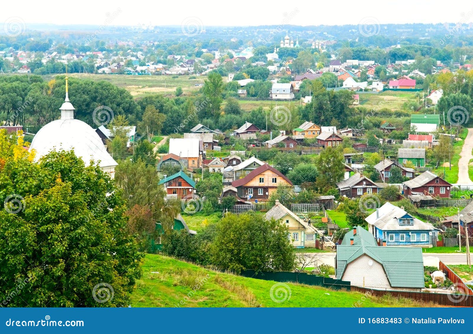 Country view stock image. Image of view, village, russian - 16883483