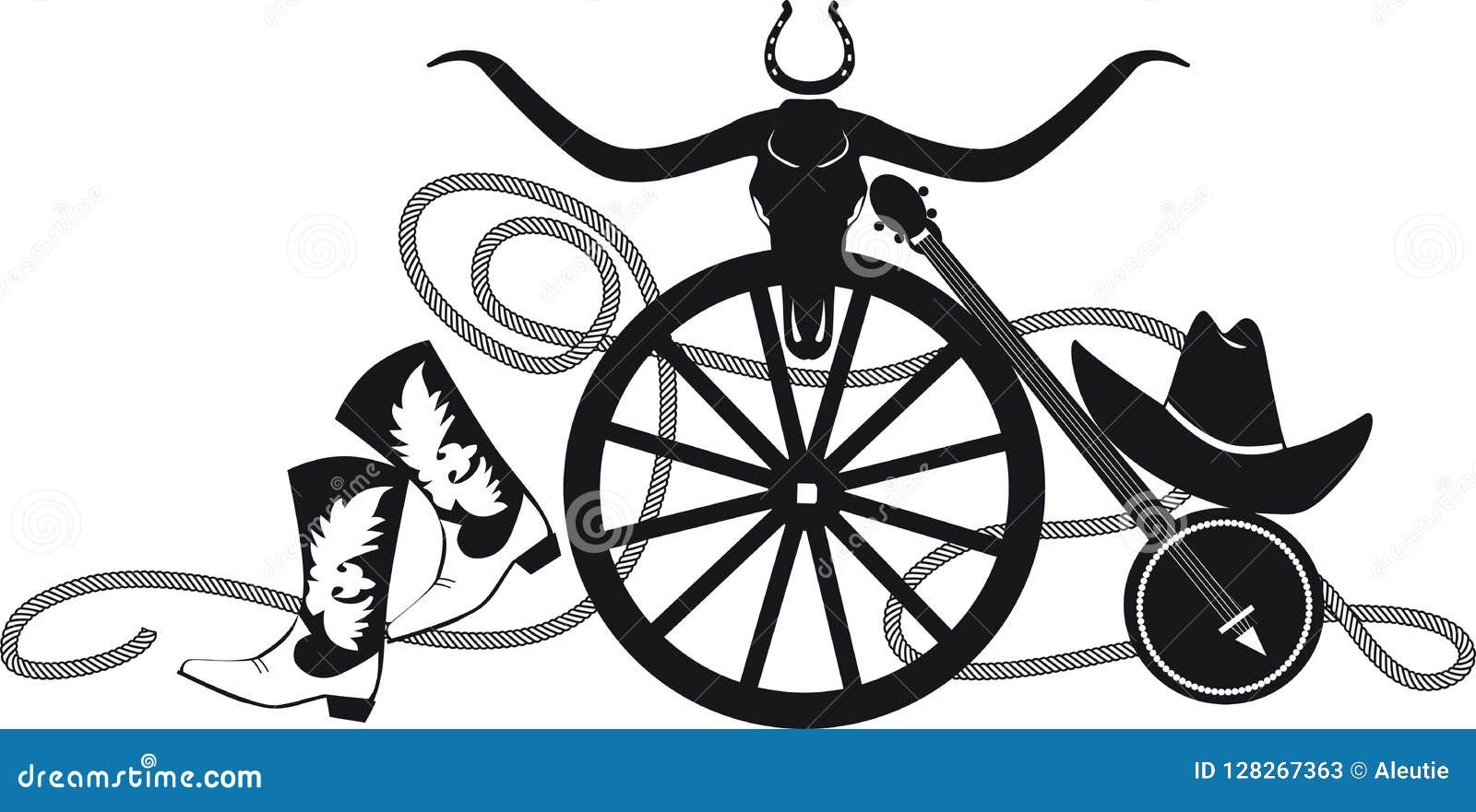 Country Western Clipart Stock Illustrations – 1,113 Country Western ...