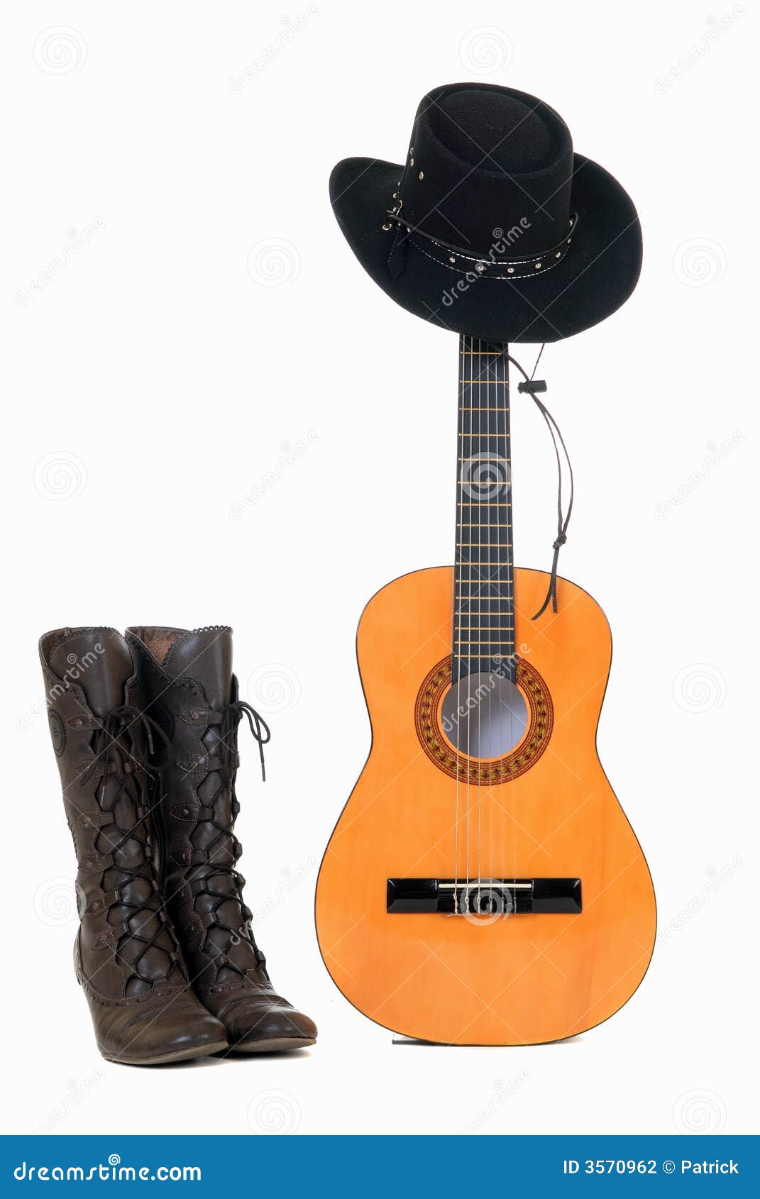 Country & Western Guitar Hat Stock Photo - Image of western, singer ...