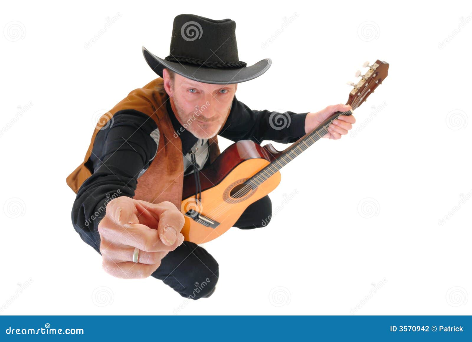 Country & Western singer stock photo. Image of middle - 3570942