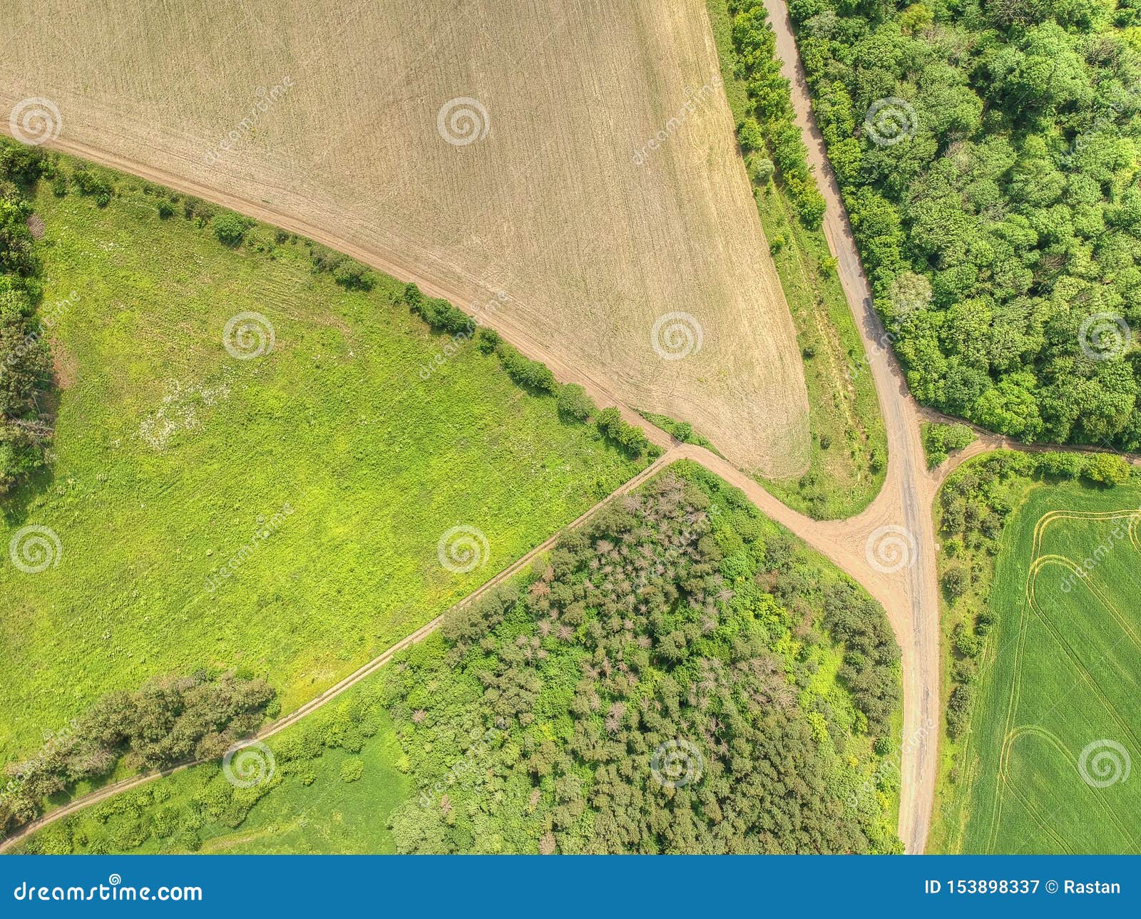 Countryside aerial view stock image. Image of aerial - 153898337