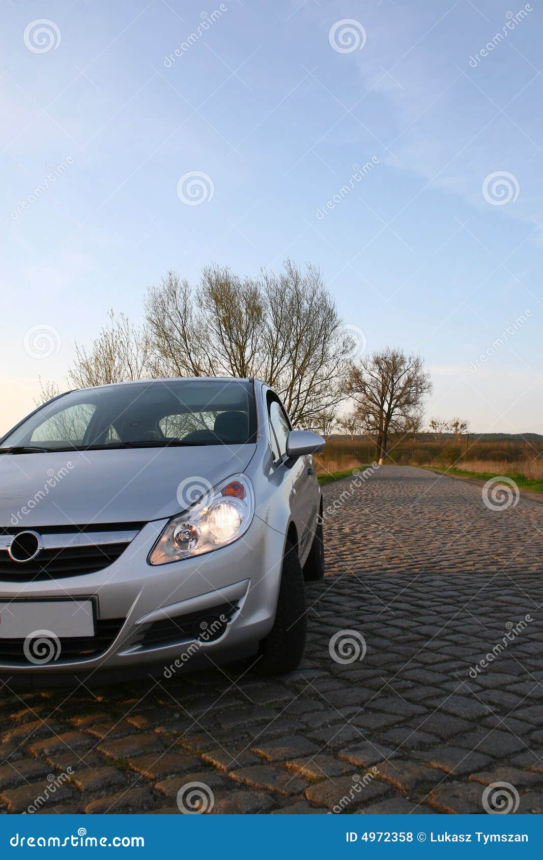 Countryside car stock photo. Image of road, rear, drive - 4972358
