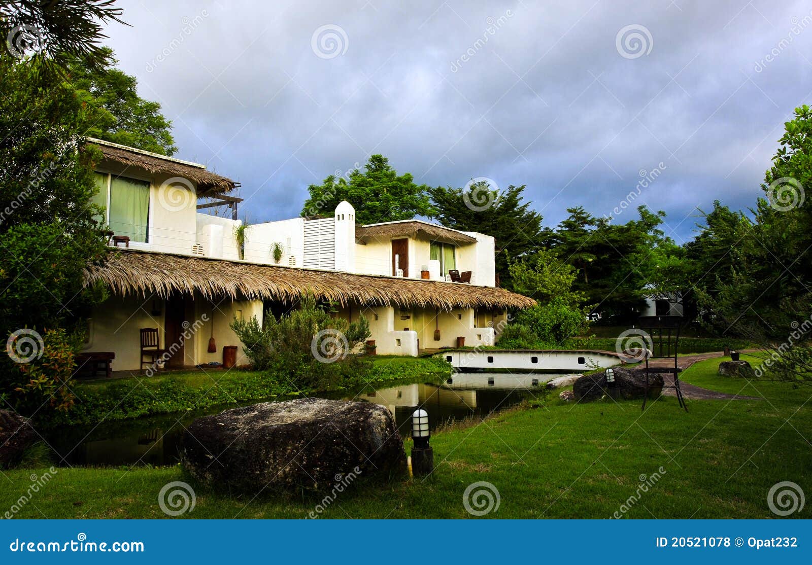 Countryside chalet stock photo. Image of lodge, house - 20521078
