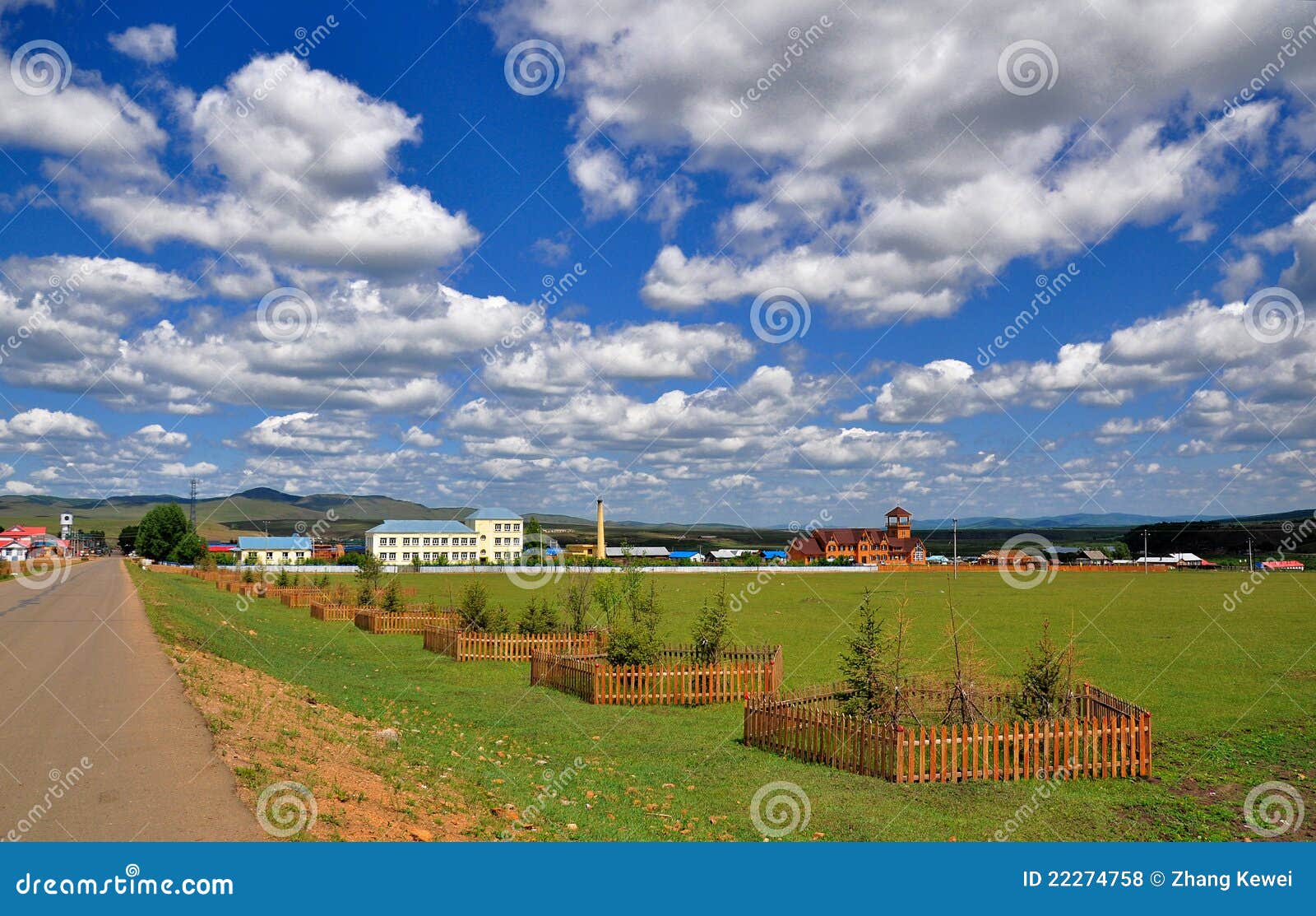Countryside of China stock photo. Image of harmony, blue - 22274758
