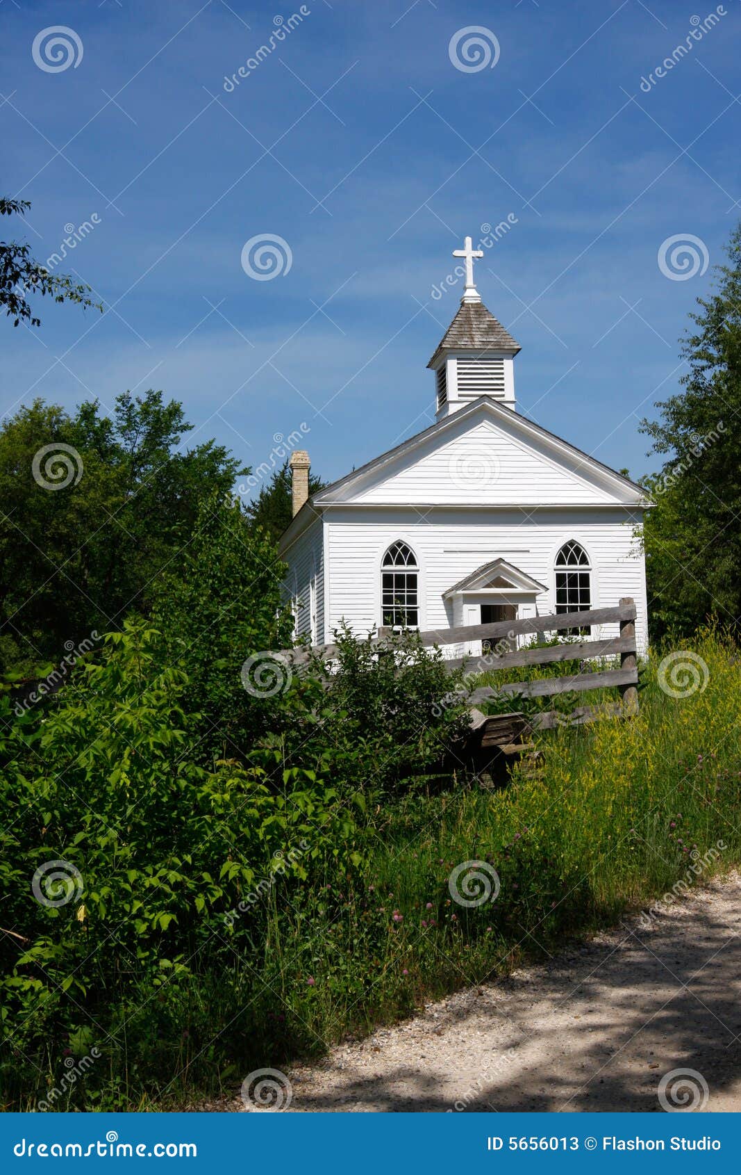 Countryside Church Building Stock Image - Image of religion, historic ...