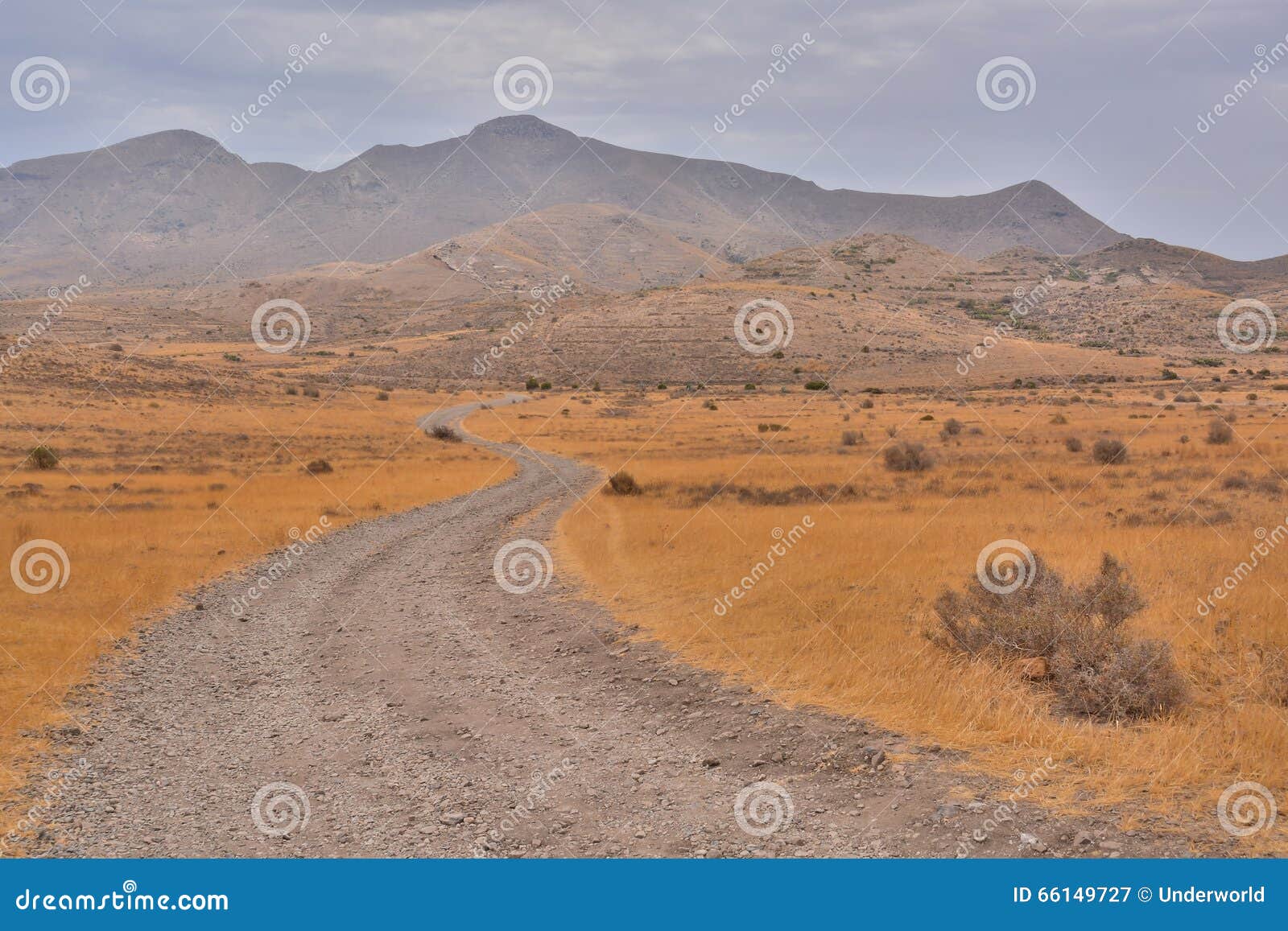 Countryside Desert Dirt Path Stock Image - Image of horizon, dirt: 66149727