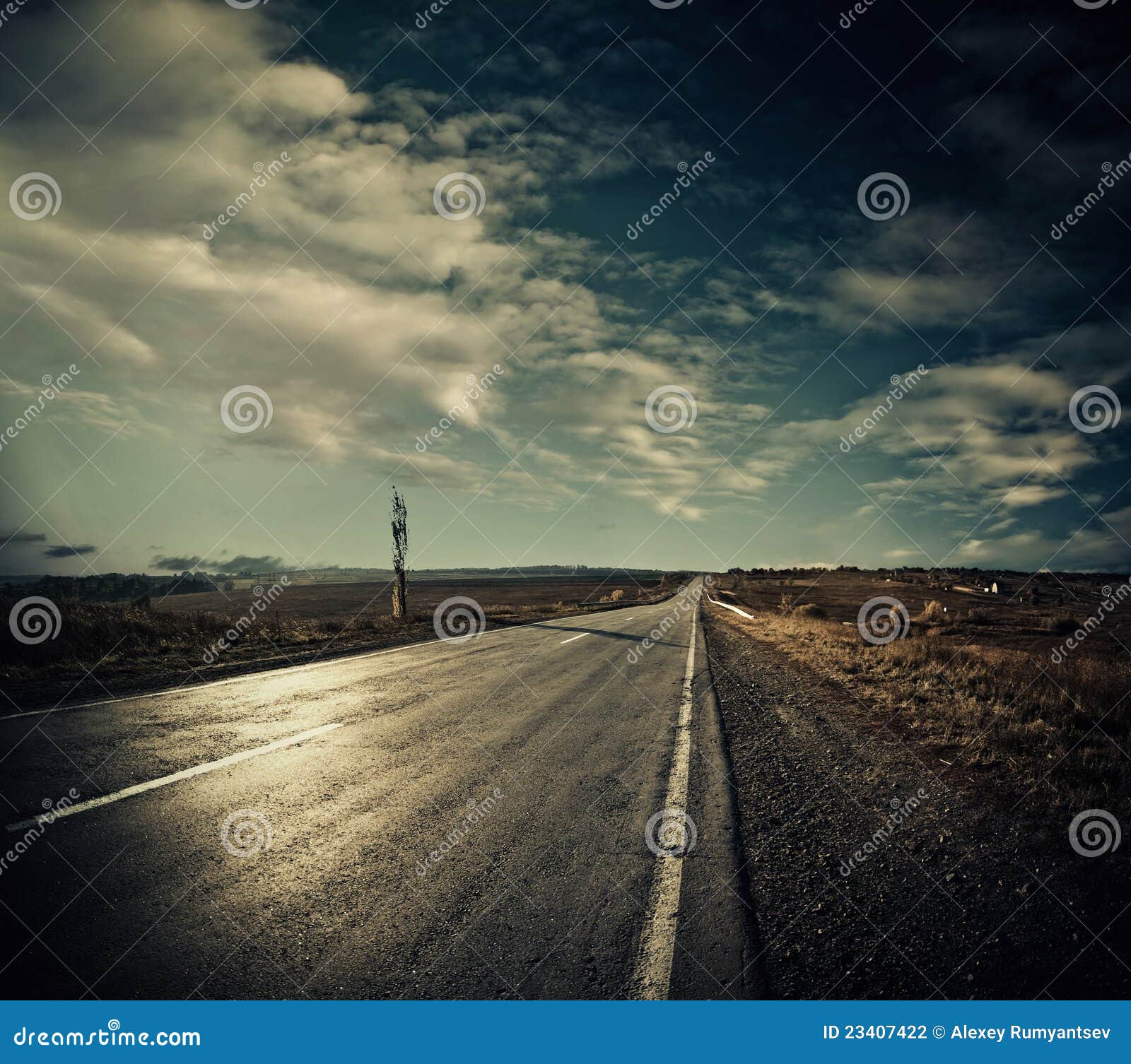 Countryside freeway stock photo. Image of outdoors, long - 23407422