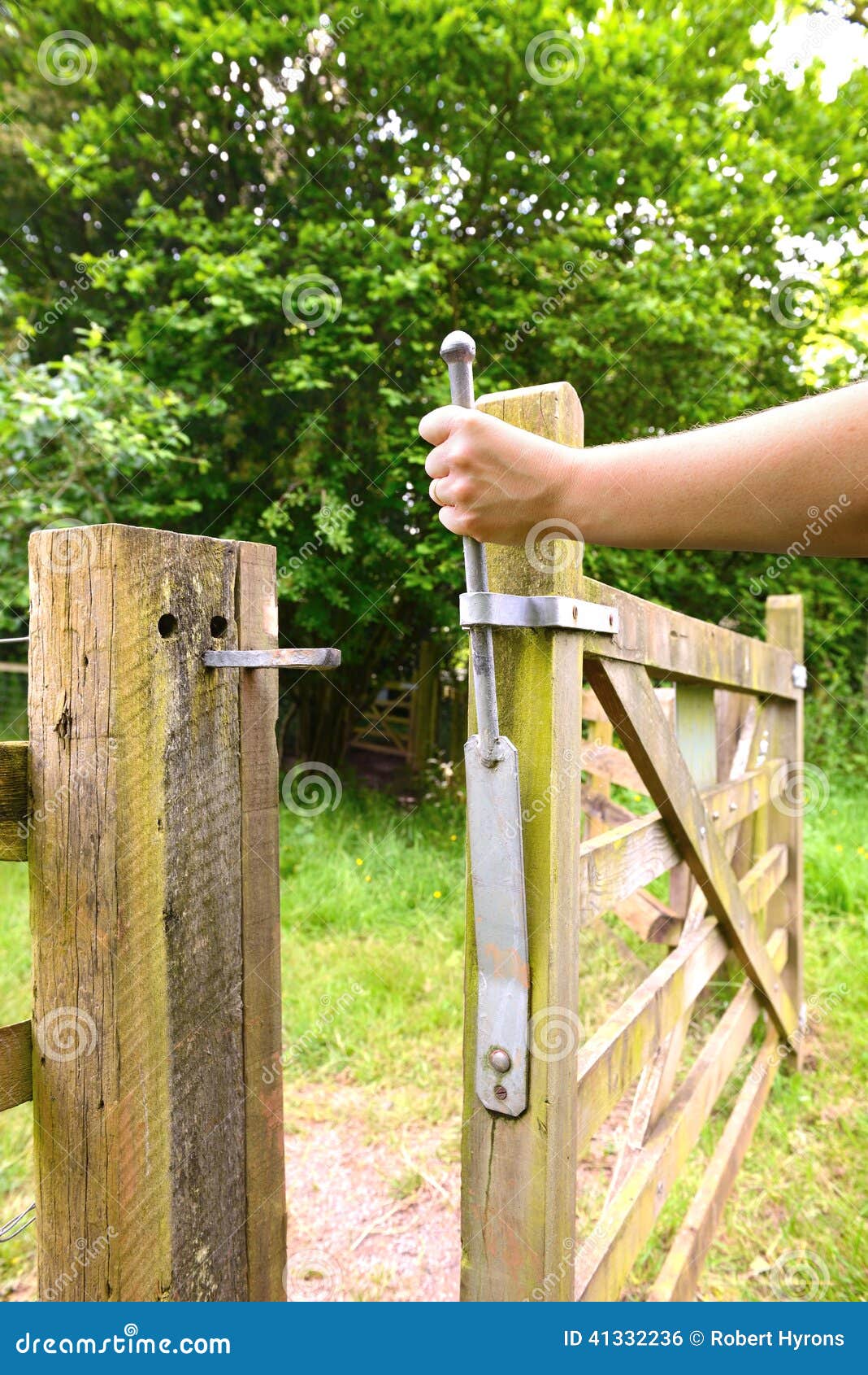 Countryside gate stock photo. Image of england, walk - 41332236