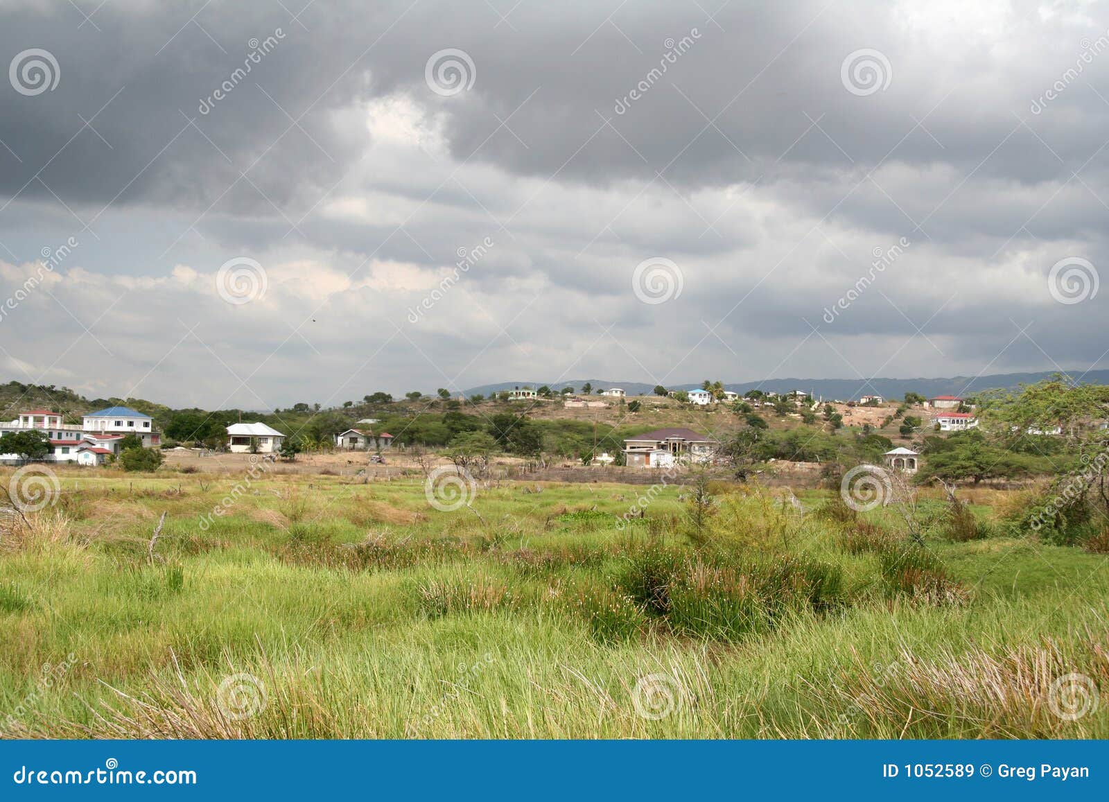 Countryside in jamaica stock image. Image of treasure - 1052589