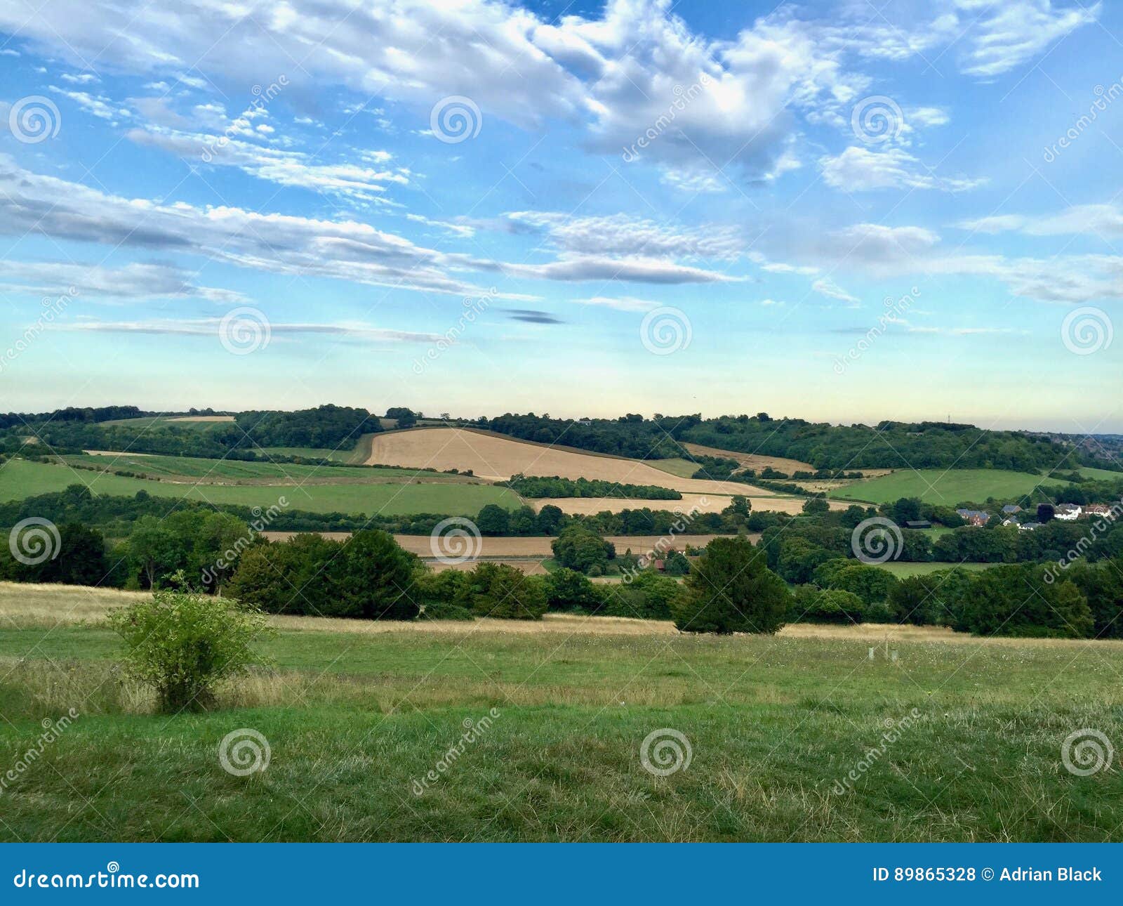 Countryside stock photo. Image of grass, view, nature - 89865328