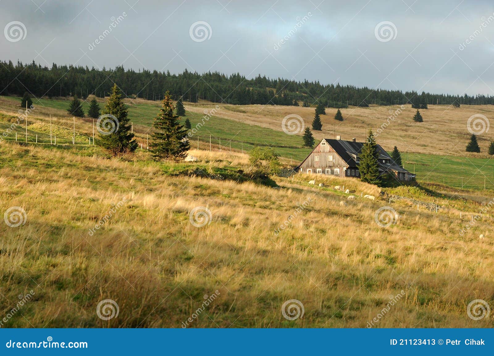 Countryside of Mountains in Czech Republic Stock Image - Image of ...