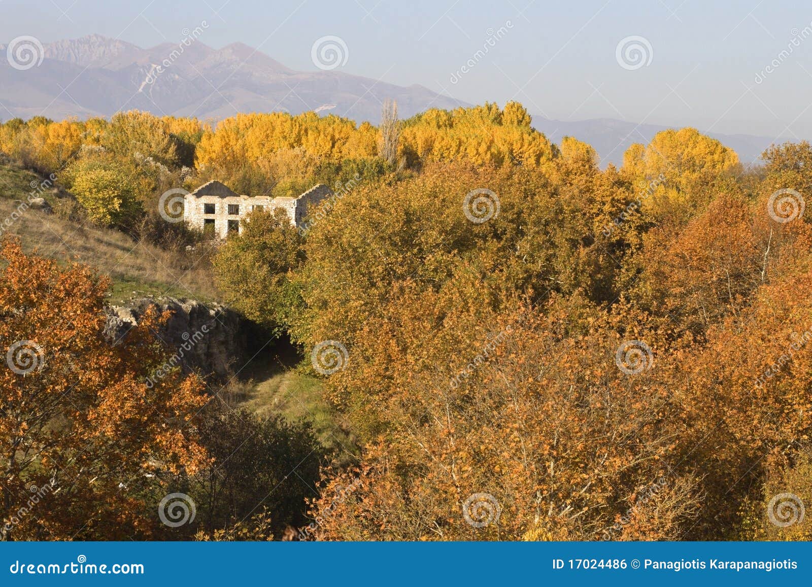 Countryside of North Greece Stock Photo - Image of aggiti, fall: 17024486