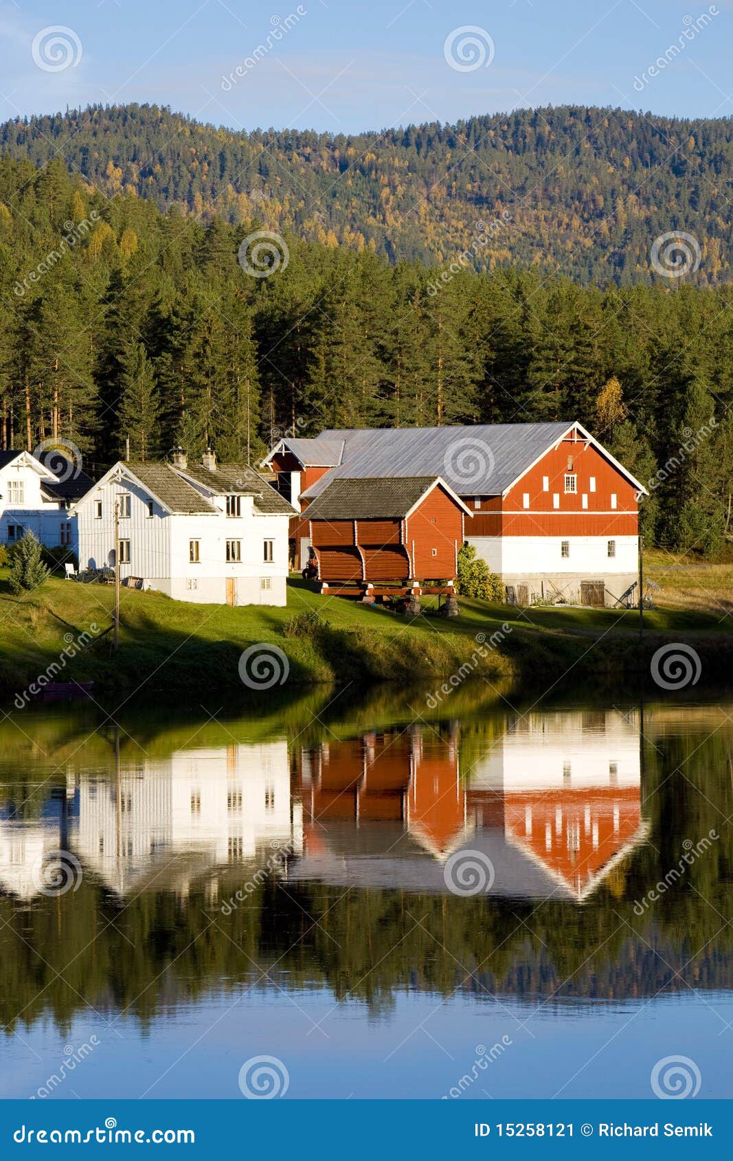 Countryside, Norway stock image. Image of outdoor, country - 15258121