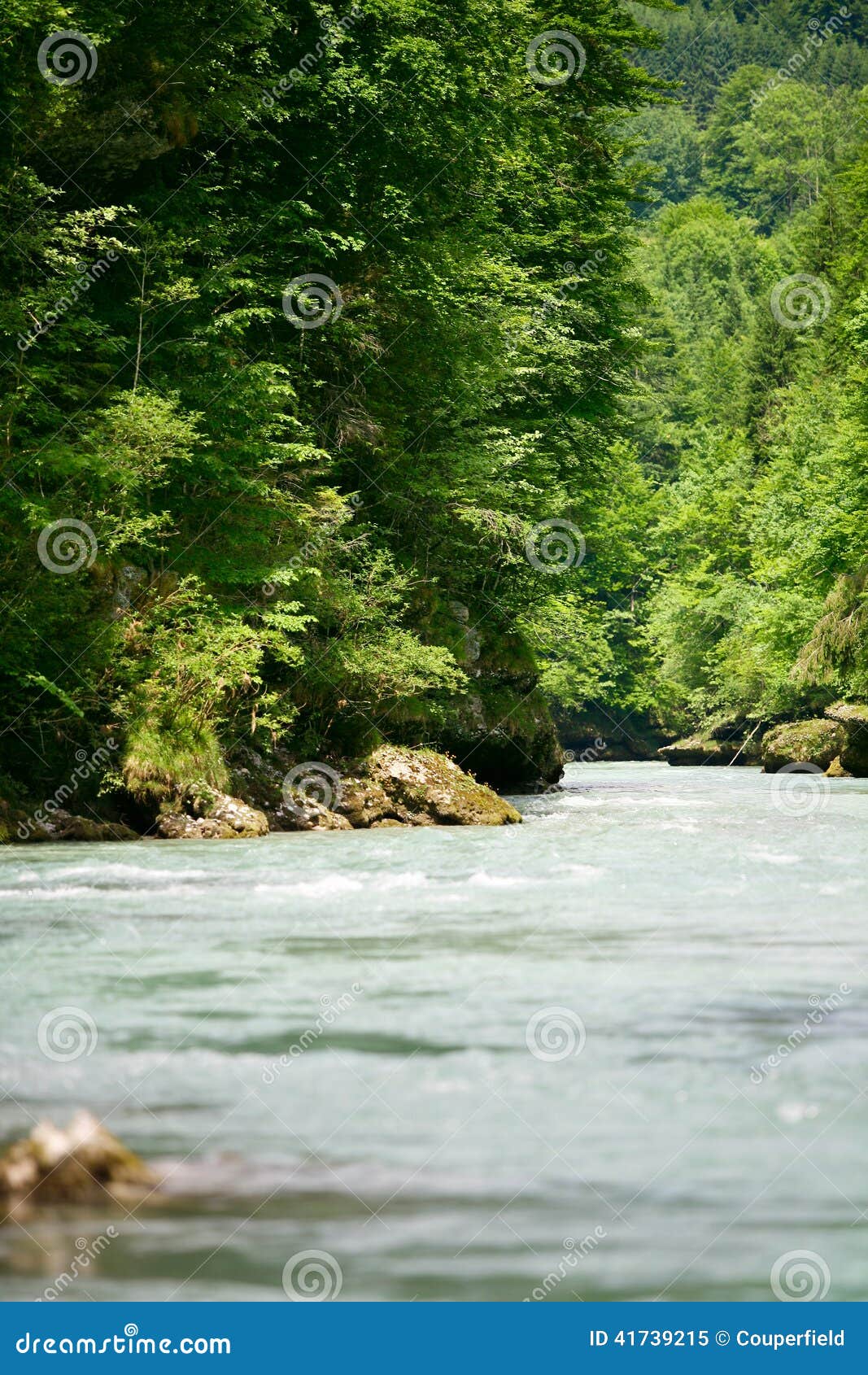 Countryside with river stock image. Image of summer, adrenaline - 41739215