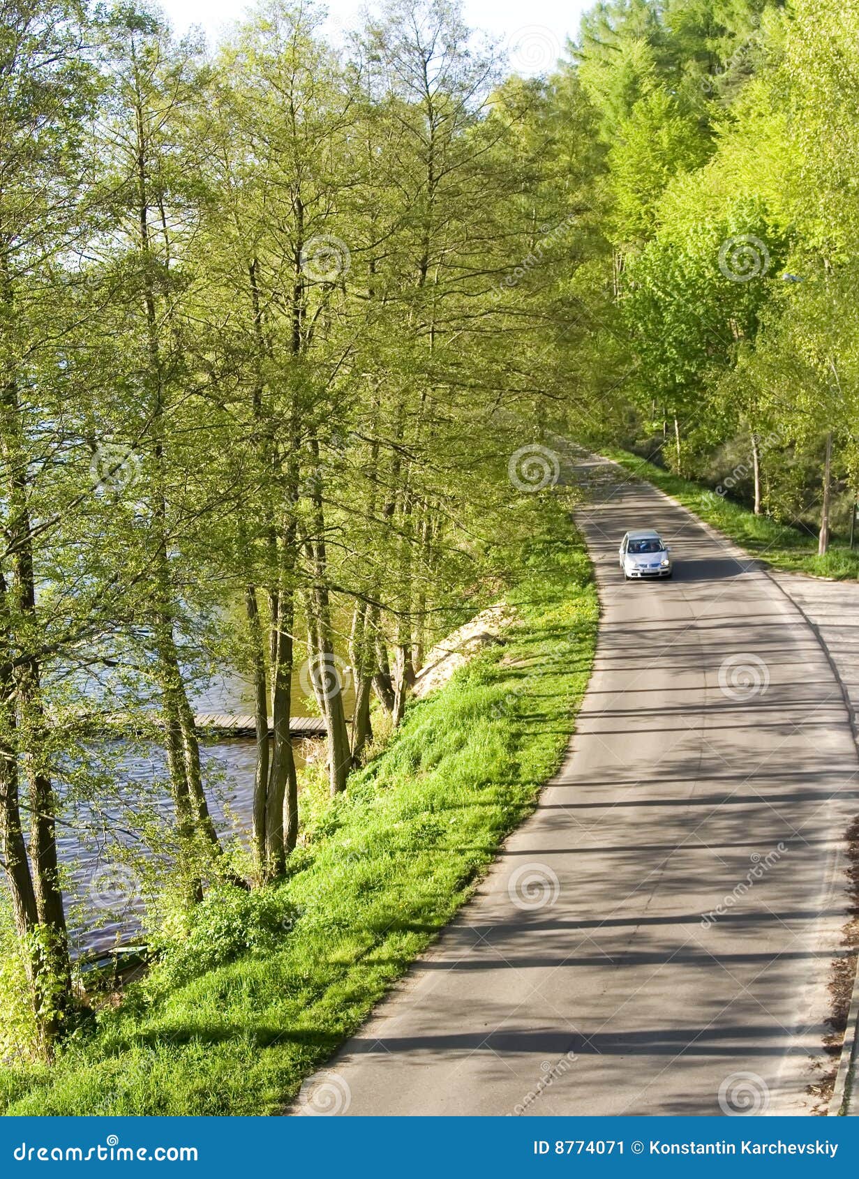 Countryside road stock image. Image of corner, traffic - 8774071