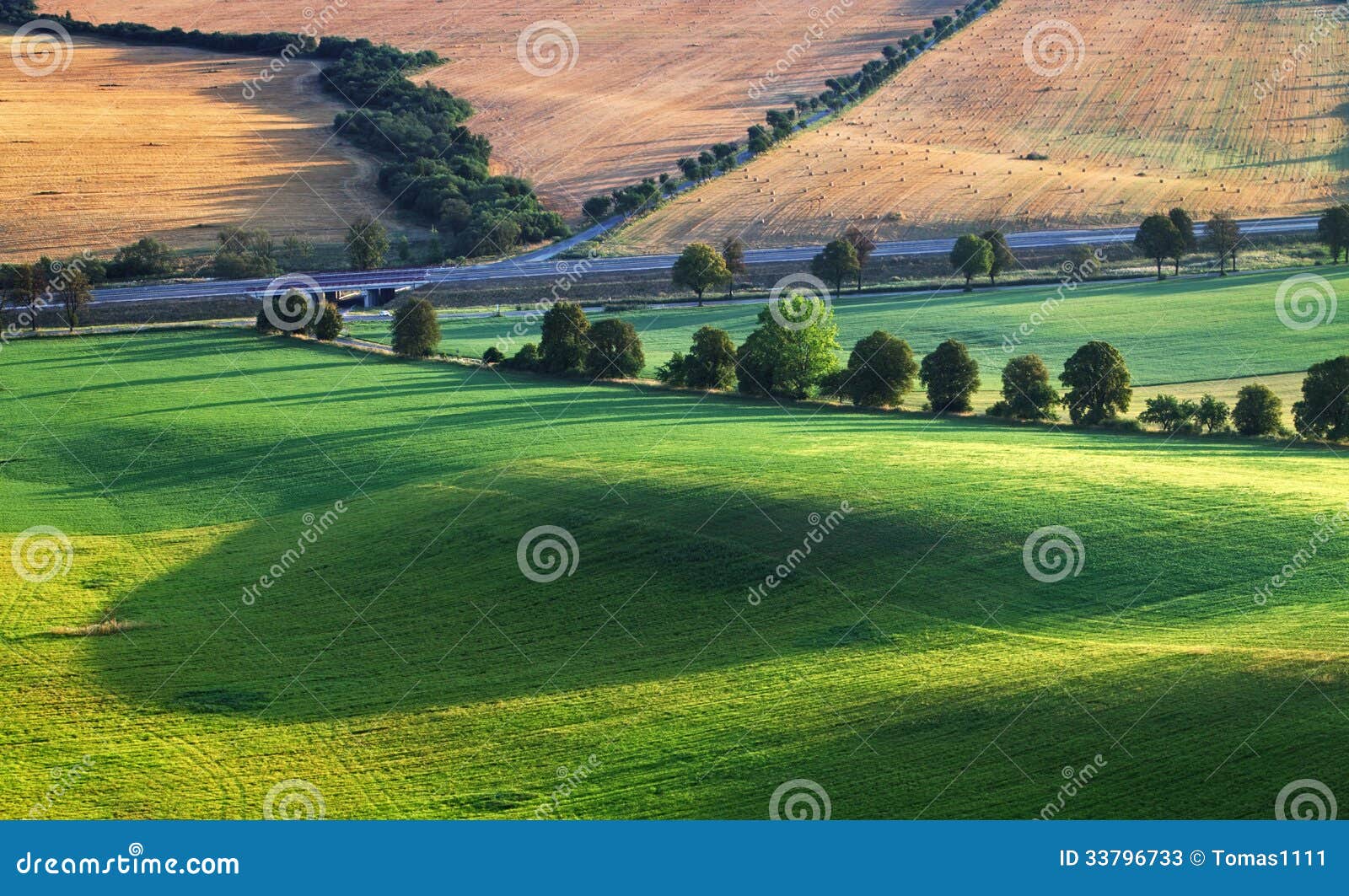 Countryside Rural Landscape Stock Image - Image of corn, green: 33796733