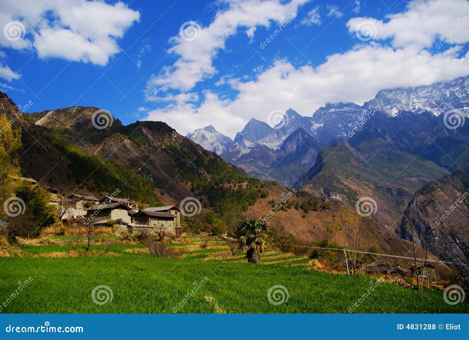 Countryside Scenes, Yunnan, China Stock Photo - Image of west, tiger ...