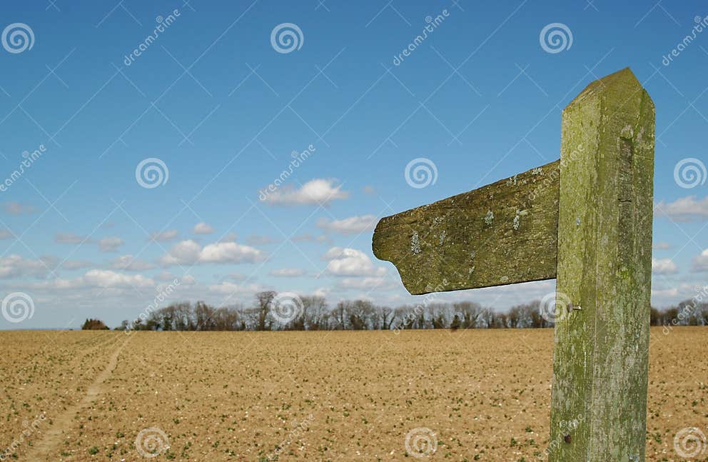 Countryside signpost stock photo. Image of landscapes, directions - 707268